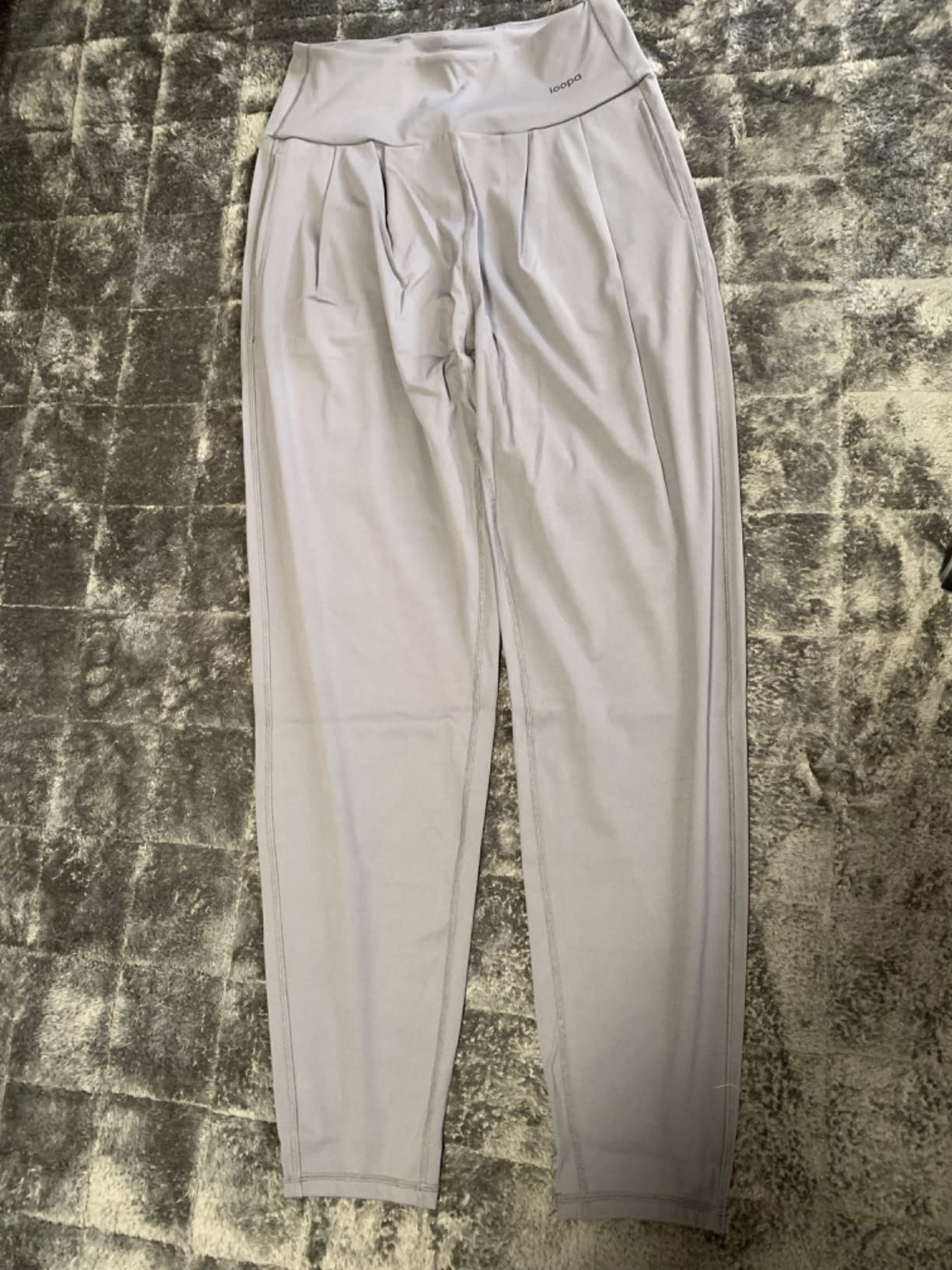 Amazon.co.jp: ルーパ(Loopa) ワイドテーパードパンツ レディース ヨガパンツ ランニング トレーニング 吸汗速乾 スーパーストレッチ／ ネイビー Mサイズ : ファッション