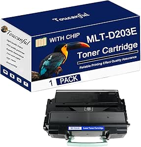 Amazon.com: MLT-D203E Toner Cartridges with Chip Replacement Compatible for Samsung D203L D203E ...