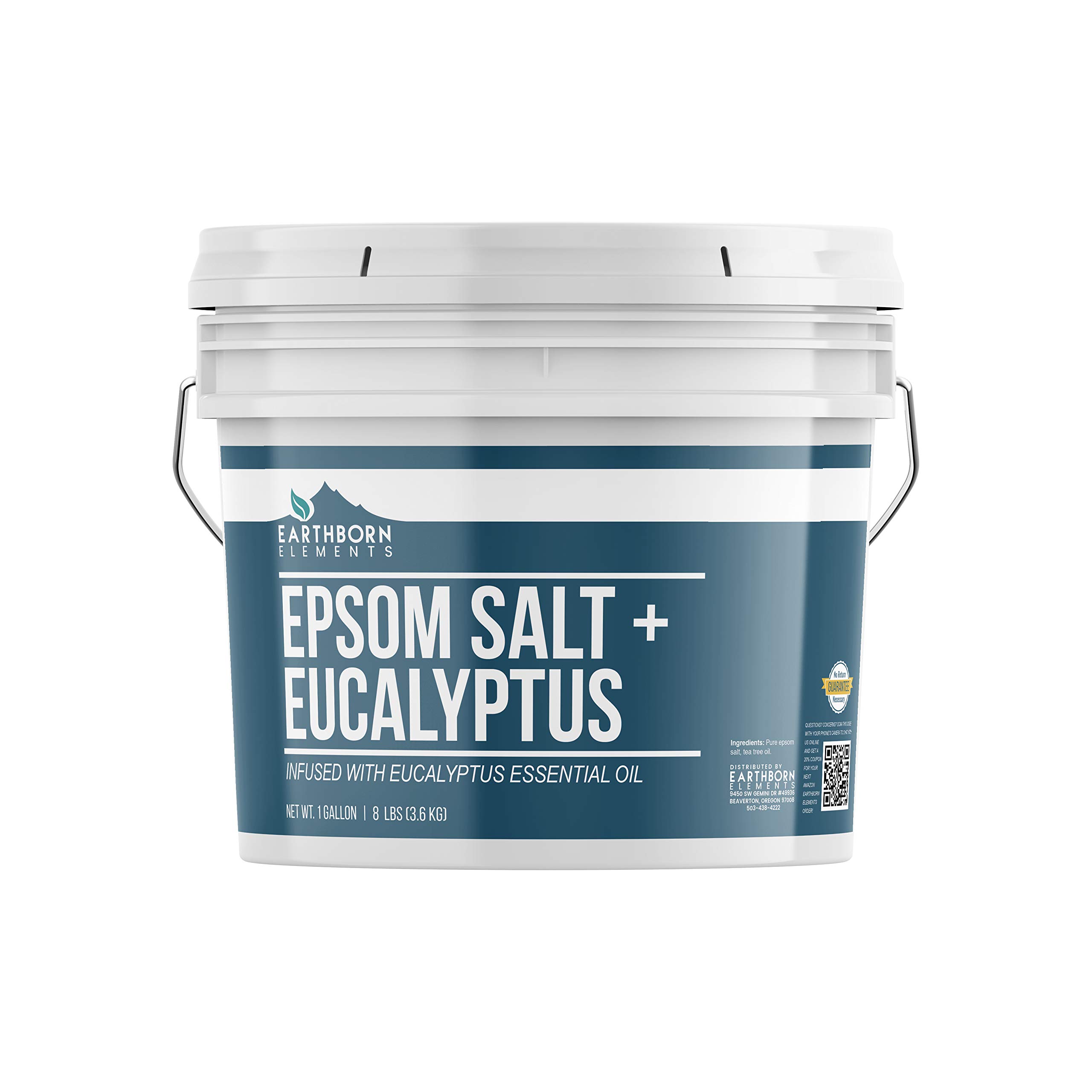 Buy Eucalyptus Epsom Salt (1 Gallon Bucket) by Earthborn Elements ...