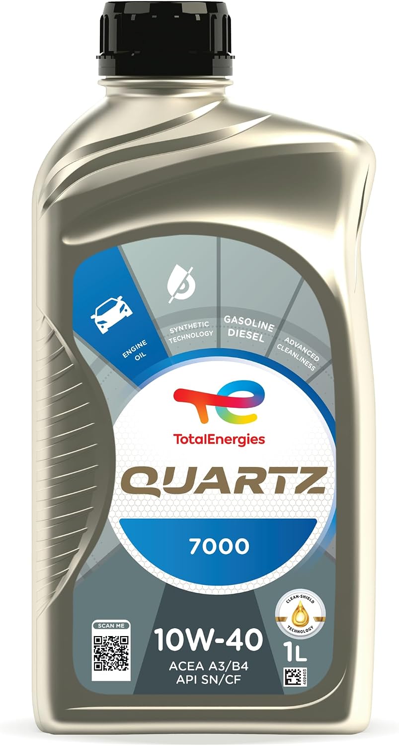 TotalEnergies Quartz 7000 10W40 Engine Oil - ACEA A3/B4, API SN/CF ...