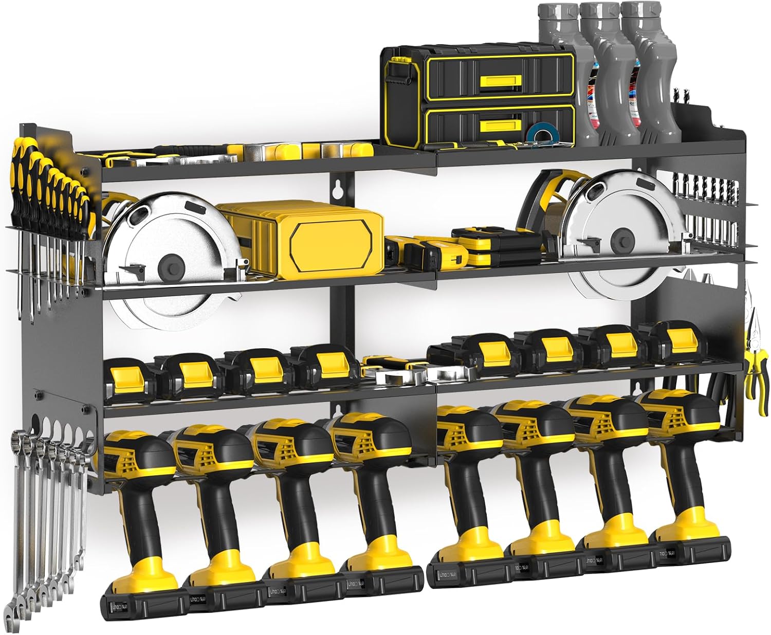 Amazon.com: Power Tool Organizer, Drill Holder Wall Mount, Storage Rack ...