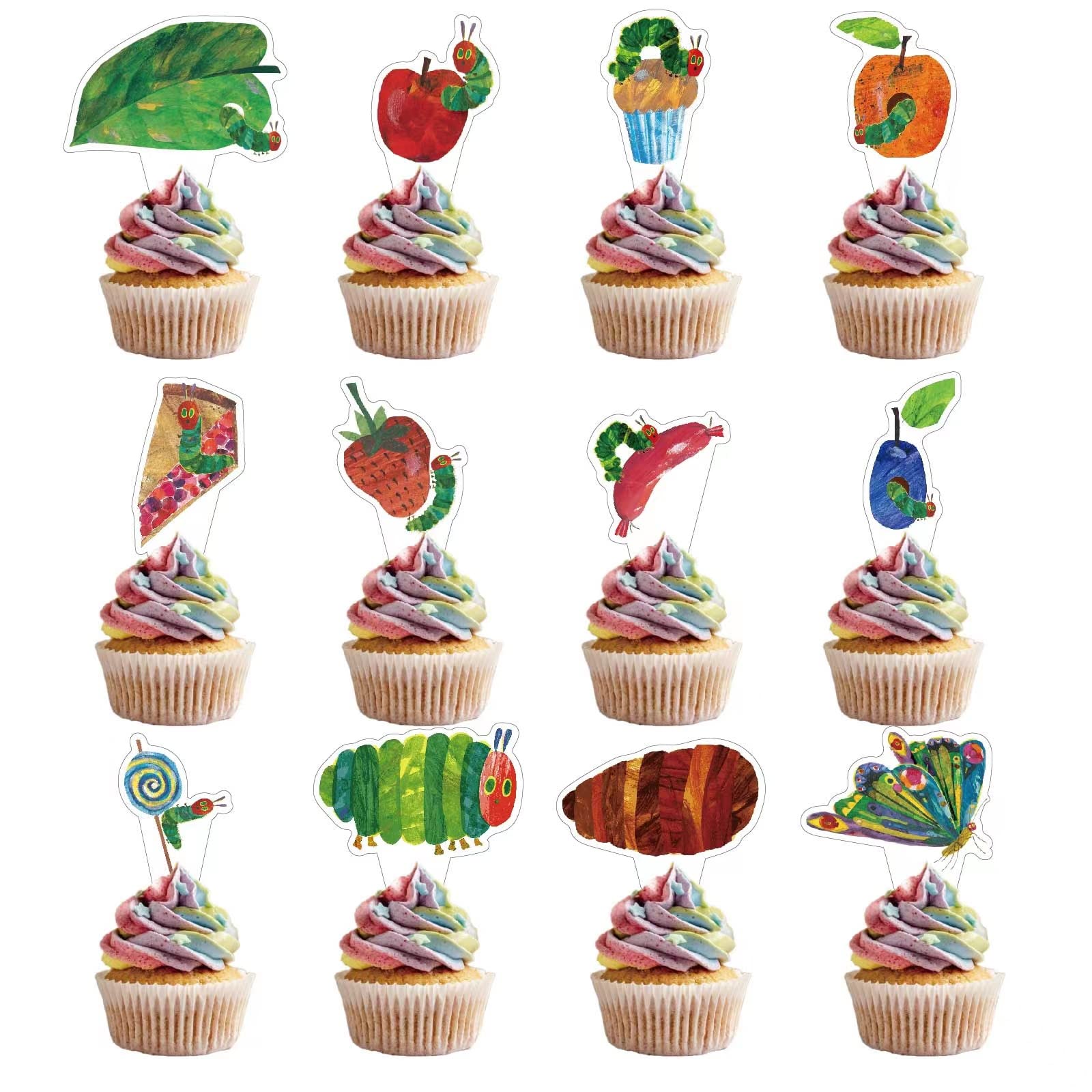 Very Hungry Caterpillar Cupcakes