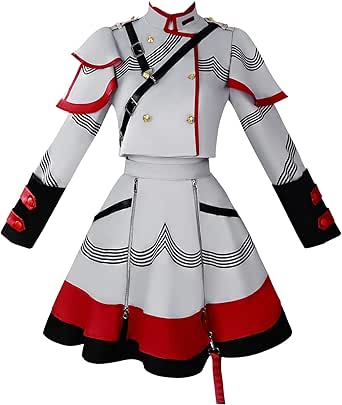 Amazon.com: Luoweiming Anime Kasane Teto Cosplay Costume Adult Carnival ...