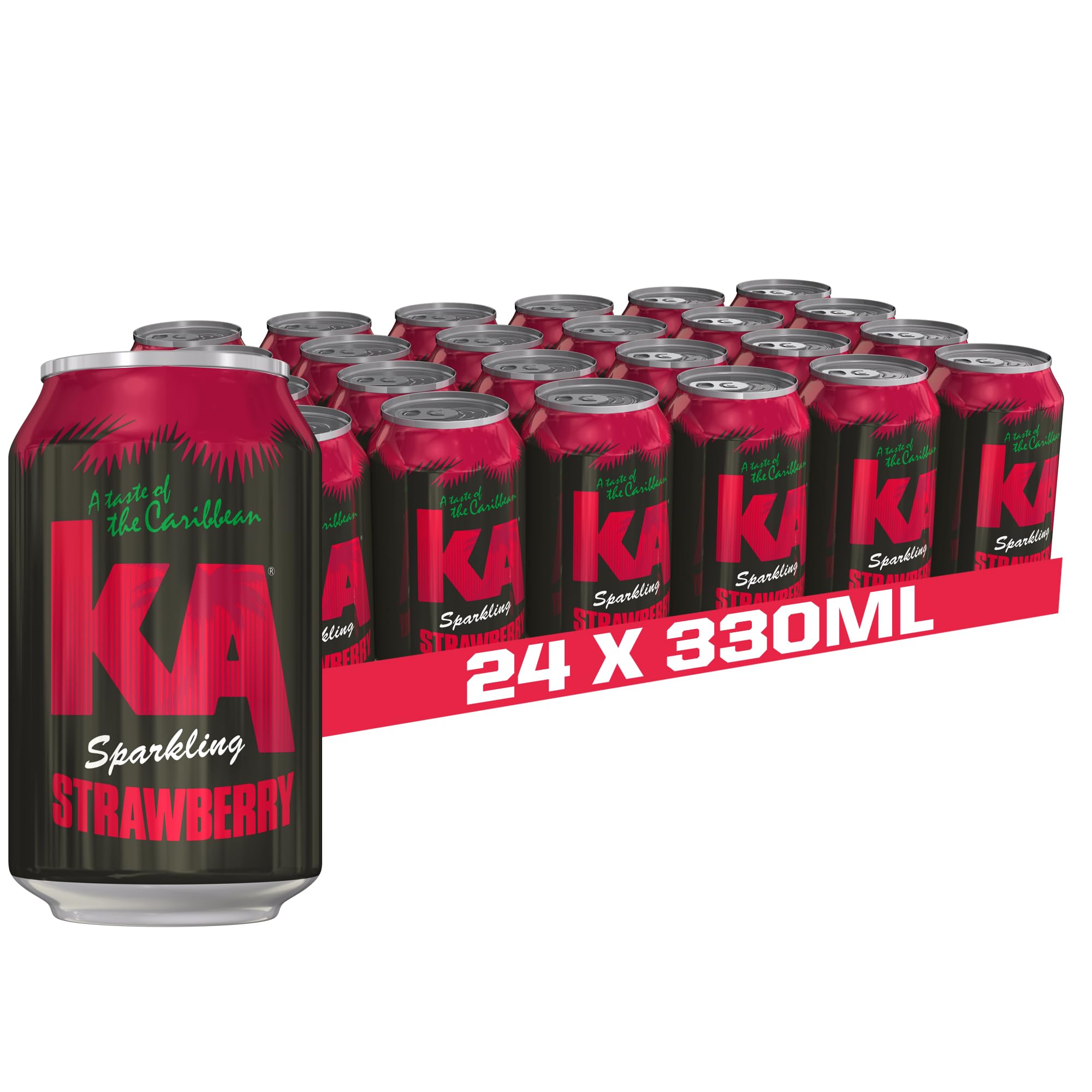 Buy KA Caribbean Strawberry Fizzy Drinks - Traditional & Authentic ...