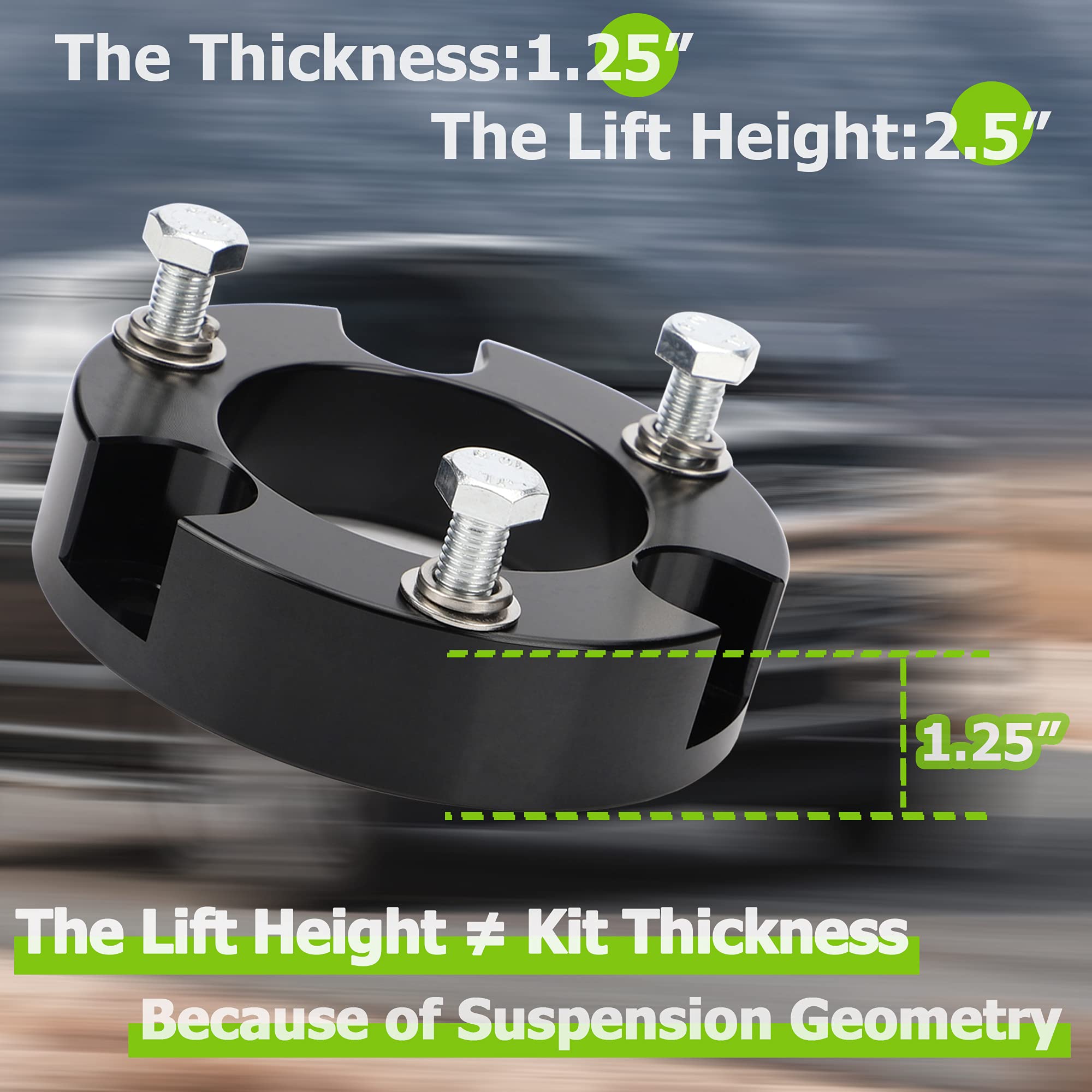 Snapklik.com : 2.5 Leveling Lift Kits For 2005-2024 Tacoma 2WD 4WD ...