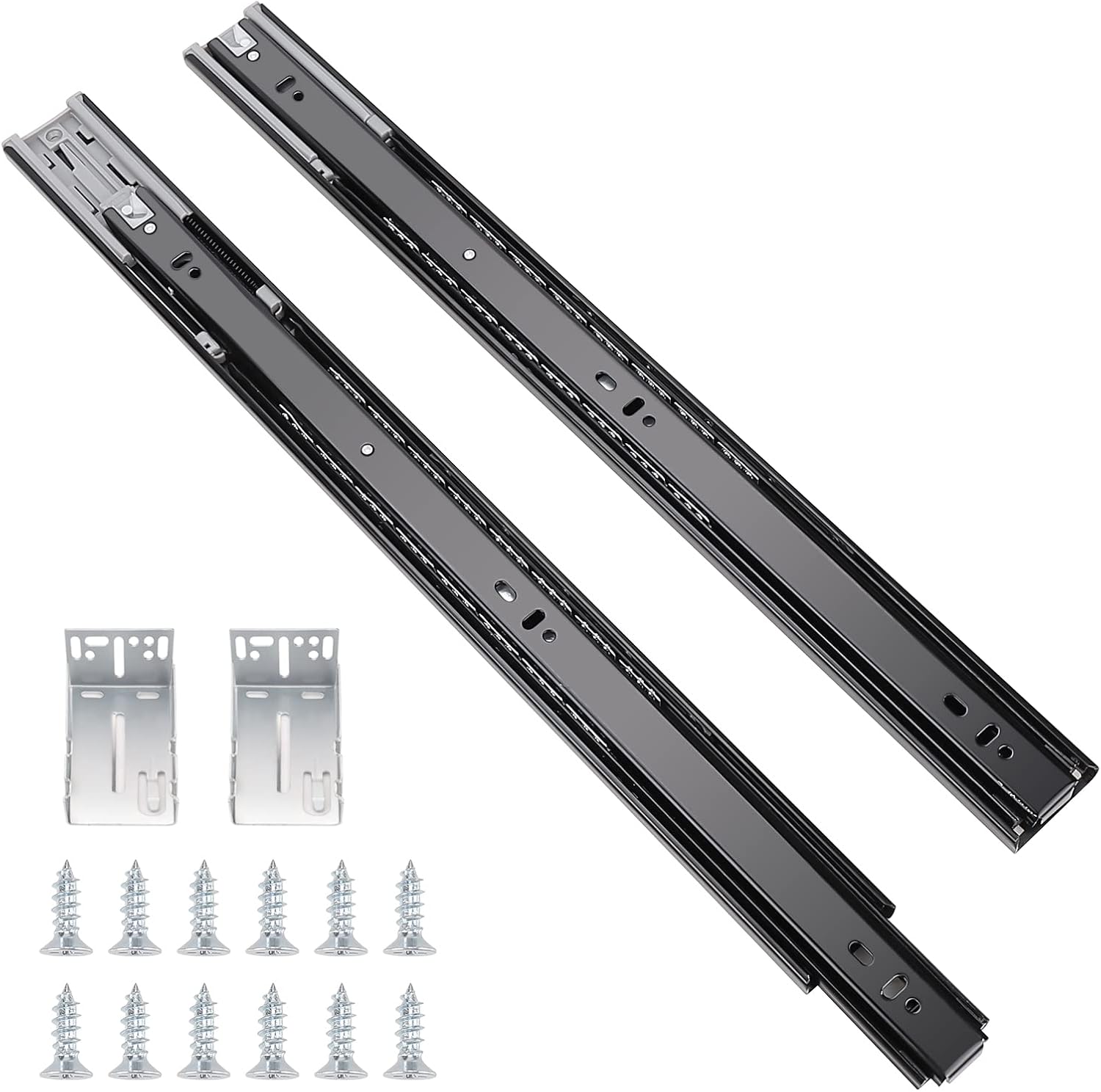 KNOBWELL 10 Pair 20 Inch Full Extension Ball Bearing Soft Close Slides ...