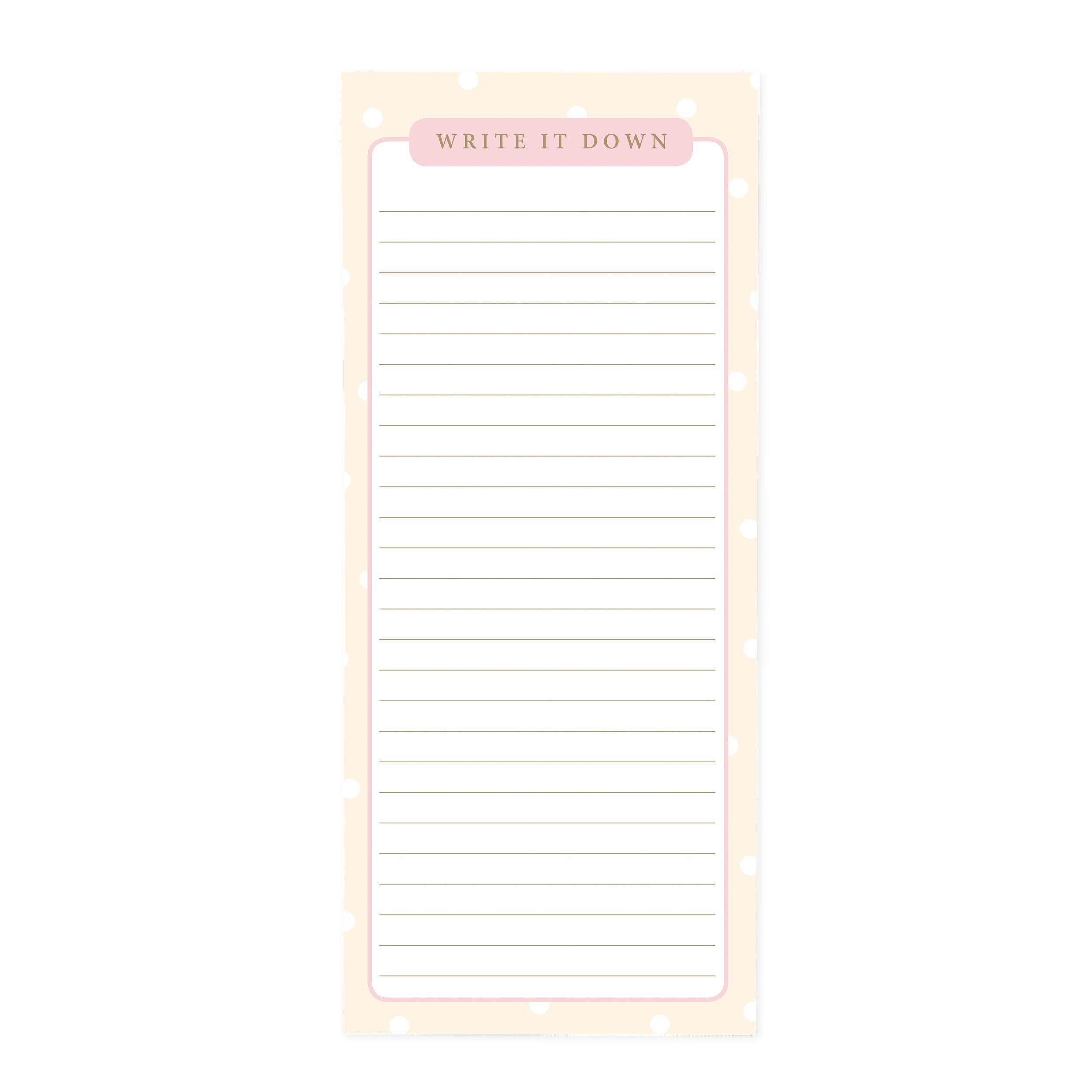 Amazon.com : Graphique Magnetic Notepad, Write It Down – 100 Sheets, 4 ...