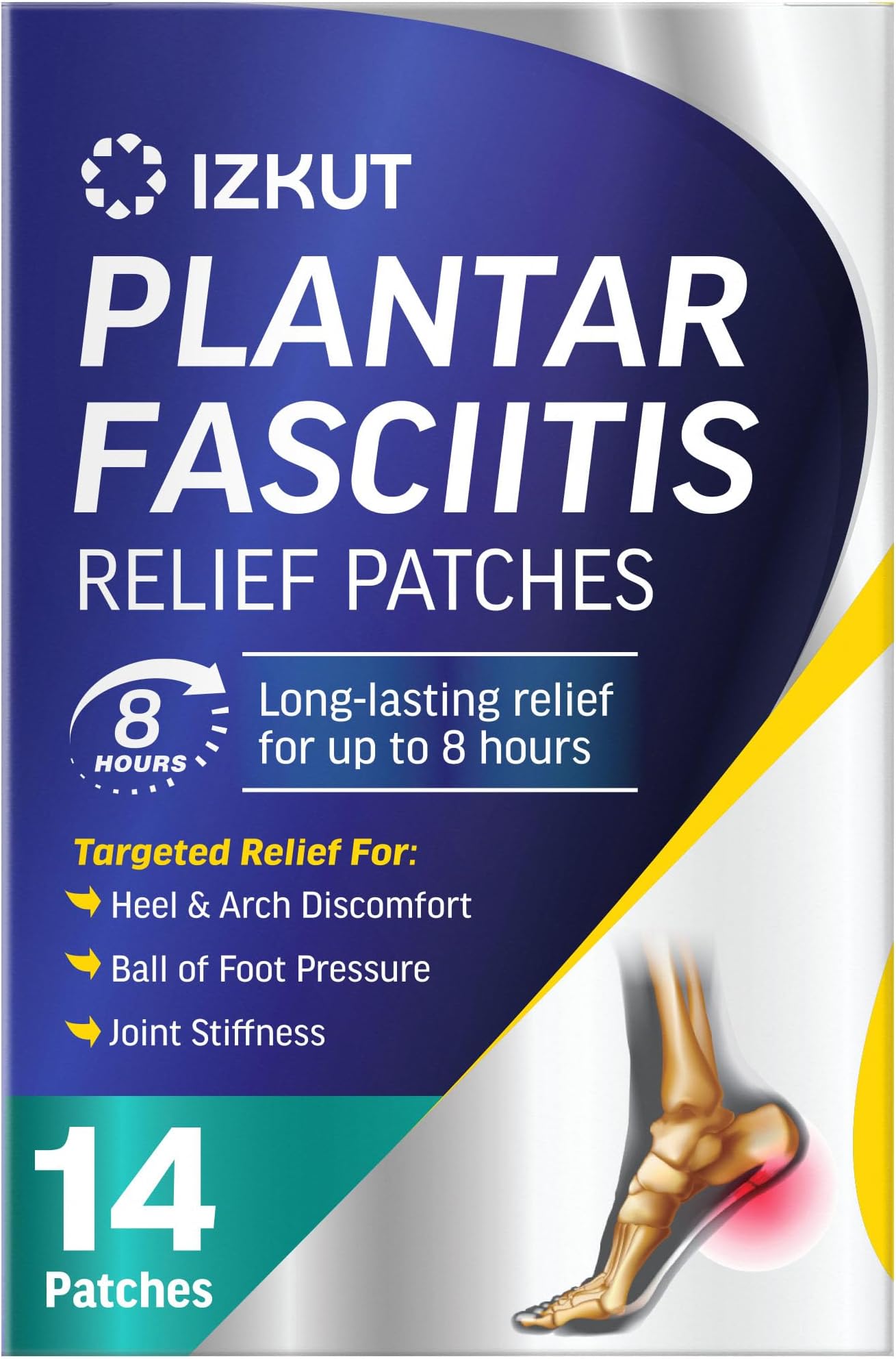 Amazon.com: Dr. Scholl's Plantar Fasciitis Pain Patches with Hydrogel ...