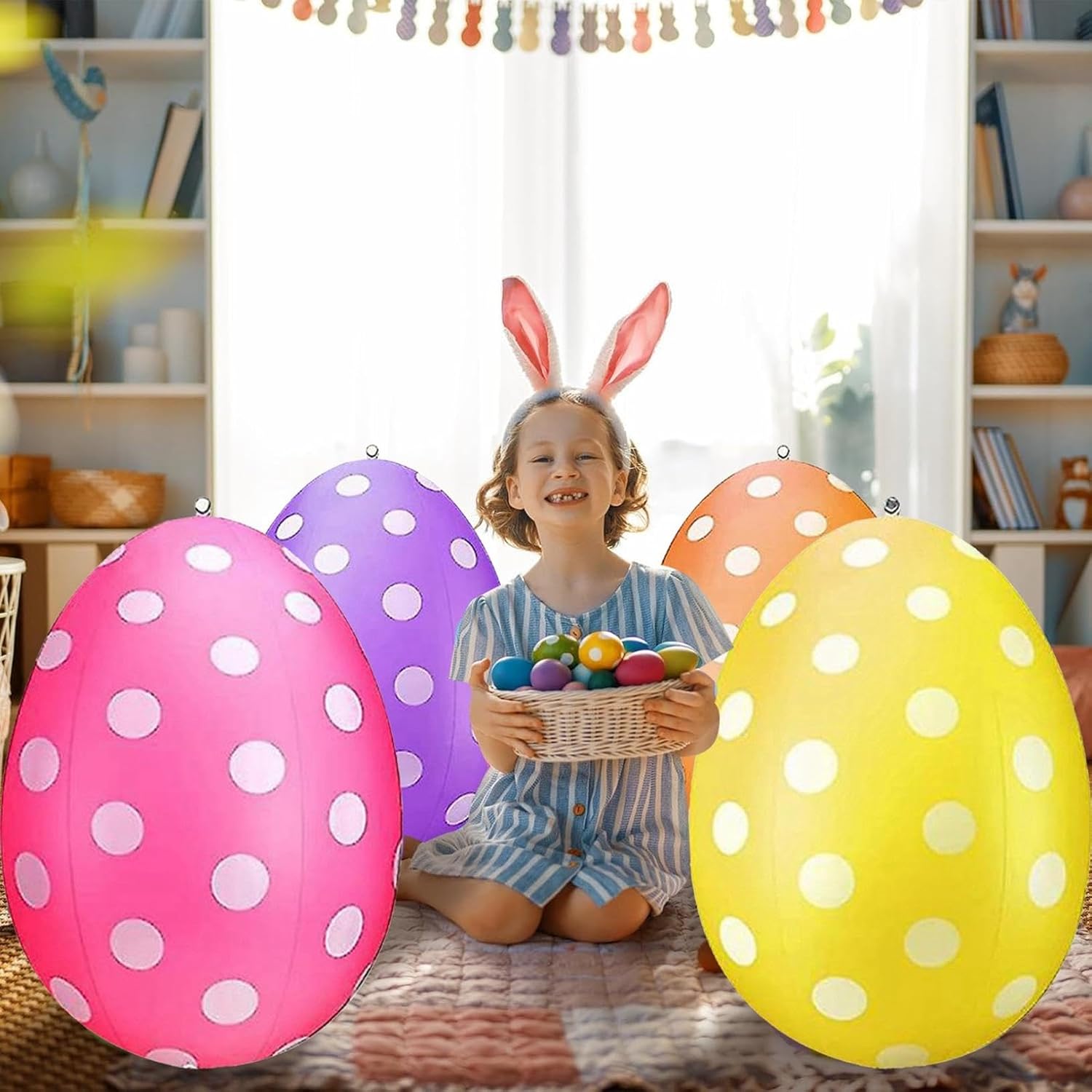 Amazon.com: Easter Inflatables Outdoor Decorations Inflatable Giant ...