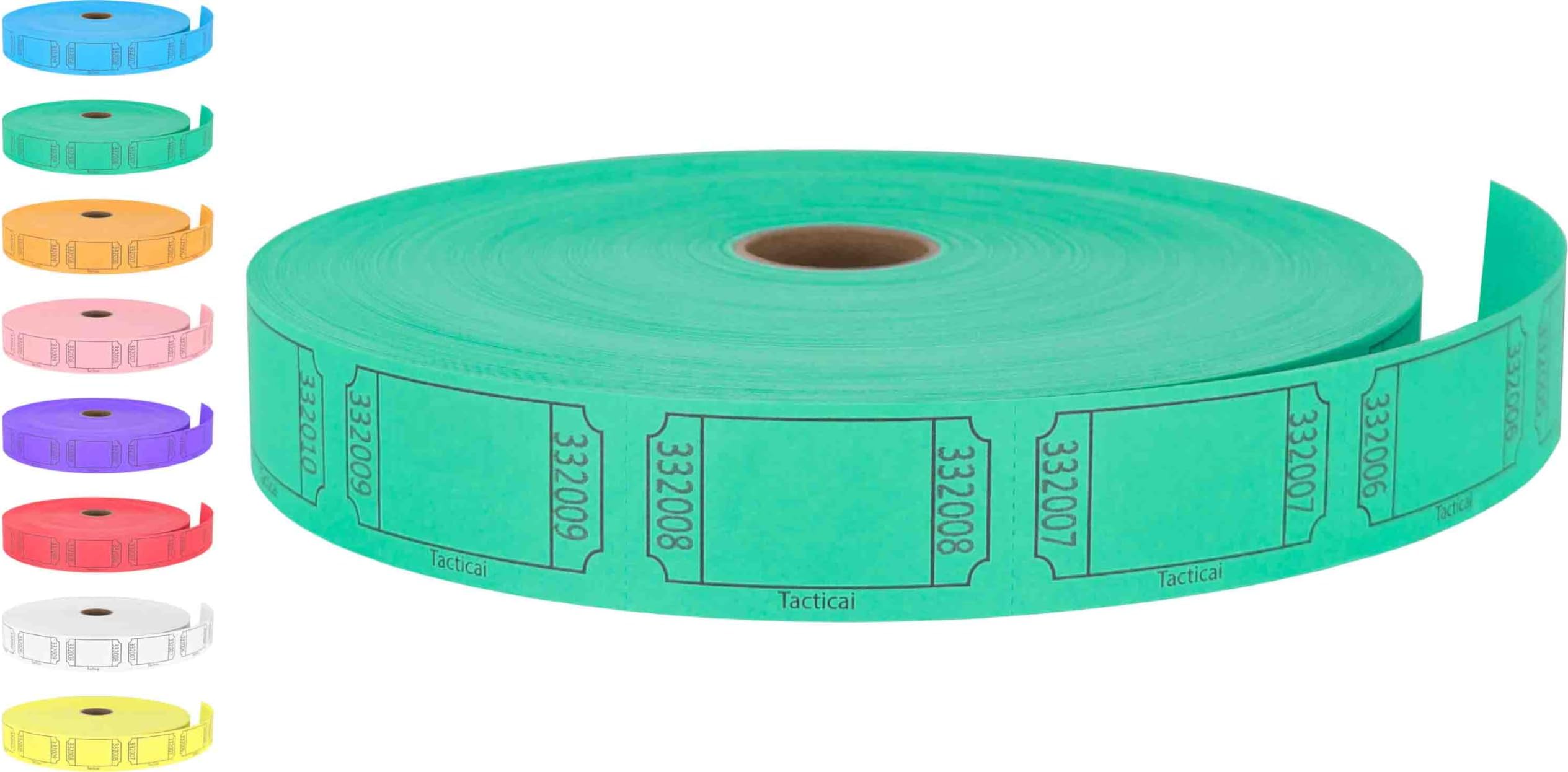 Amazon.com : AnyDesign 1000Pcs Sage Green Drink Tickets Roll Single ...