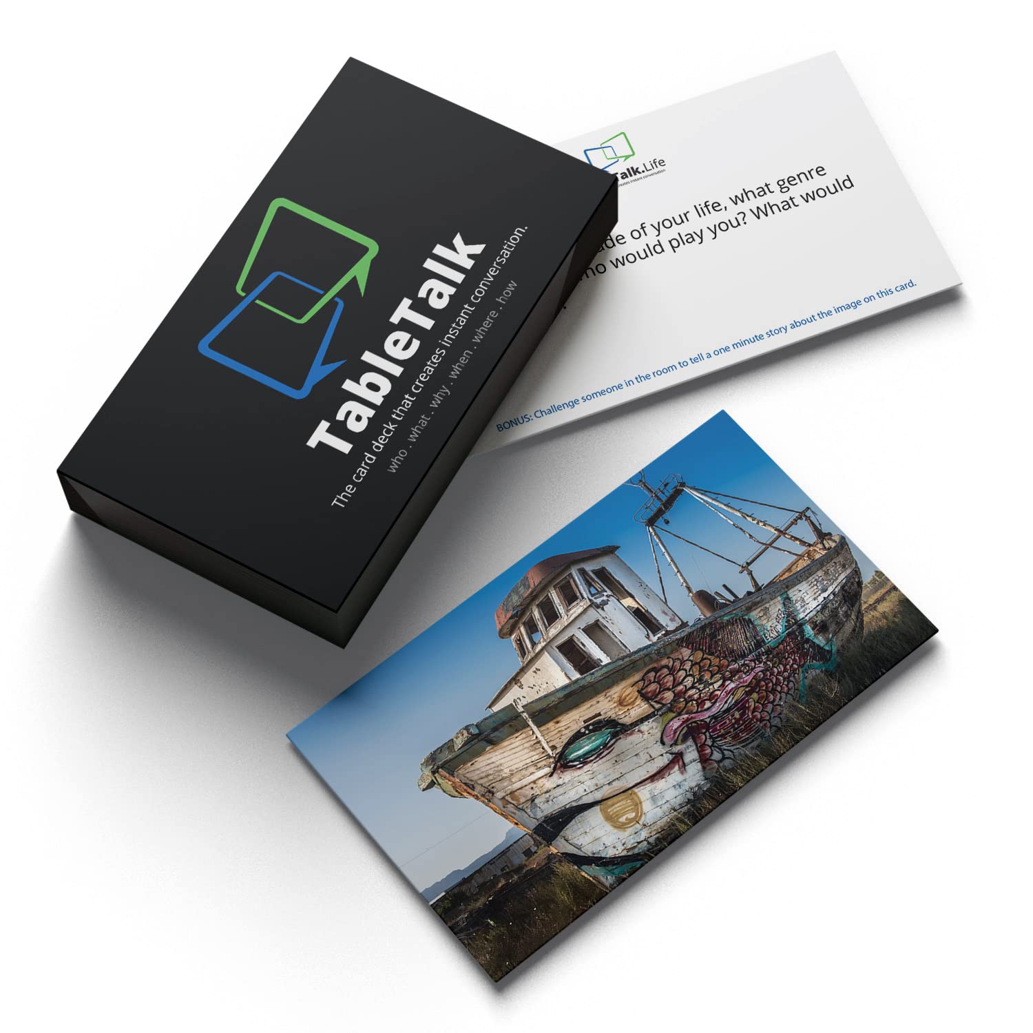 Amazon.com: Conversation Starter Card Deck by Table Talk ― Most Unique ...