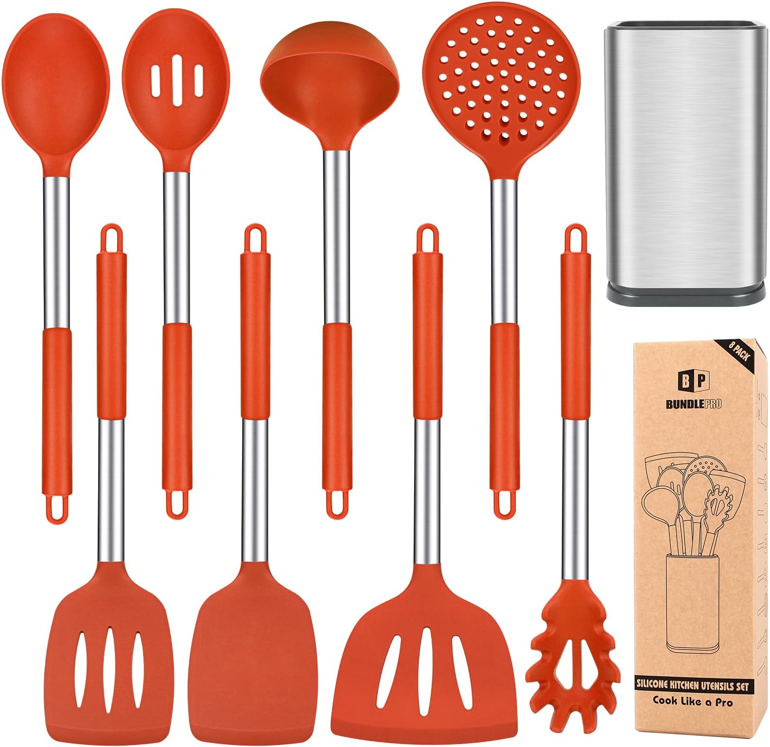 Amazon.com: Silicone Cooking Utensil Set,Kitchen Utensils 26 Pcs Set ...