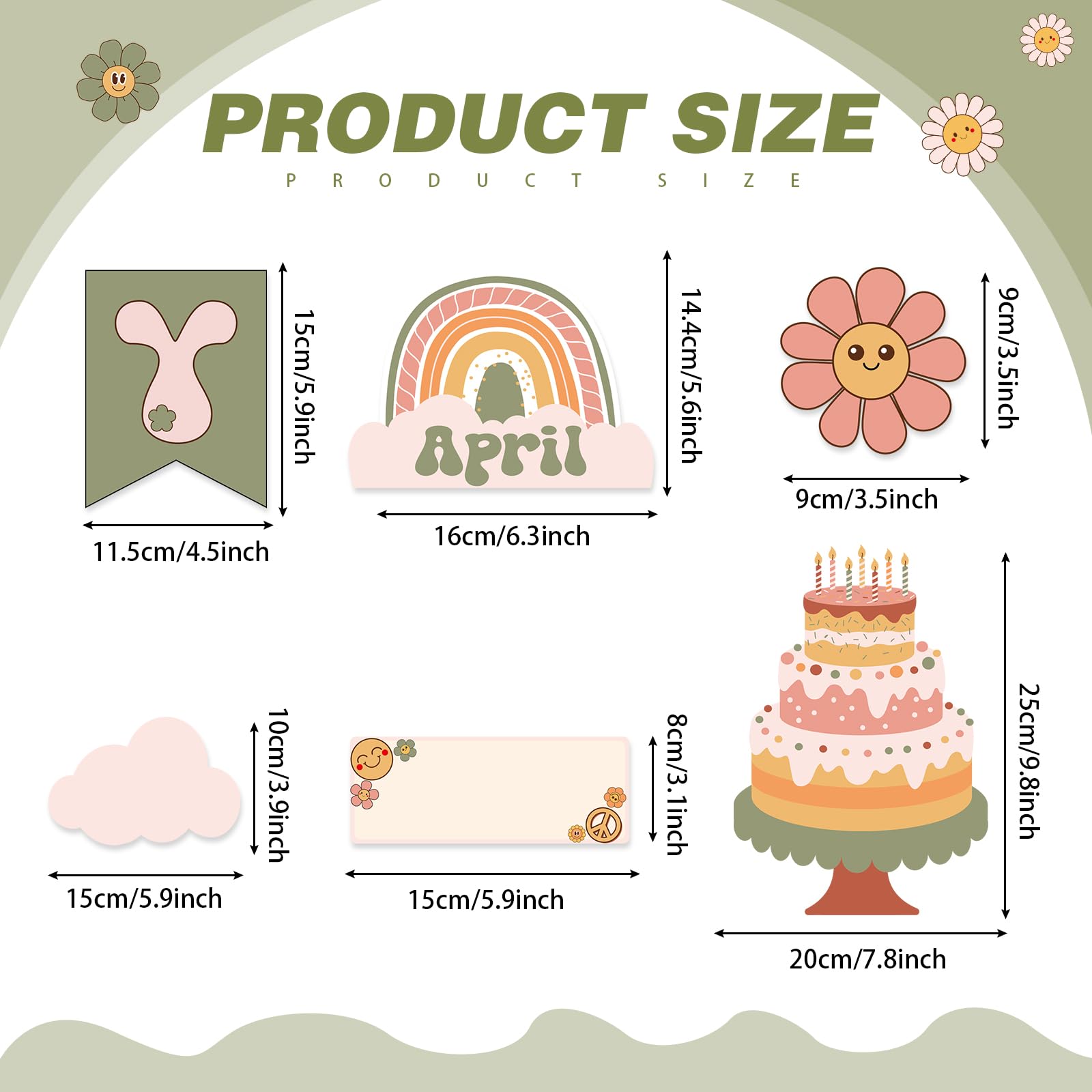 Snapklik.com : Nezyo Happy Birthday Classroom Bulletin Board Set, 80 ...