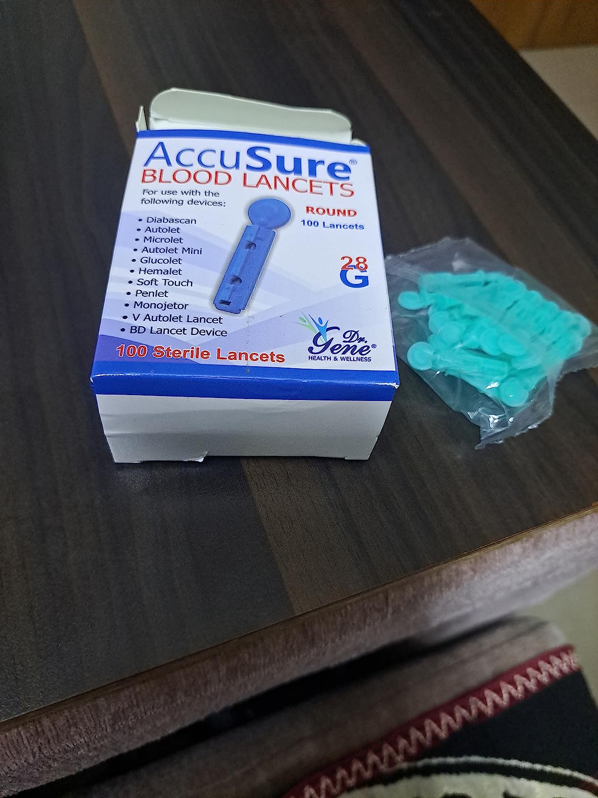 AccuSure Round Lancets (Blue) (100) : Amazon.in: Health & Personal Care