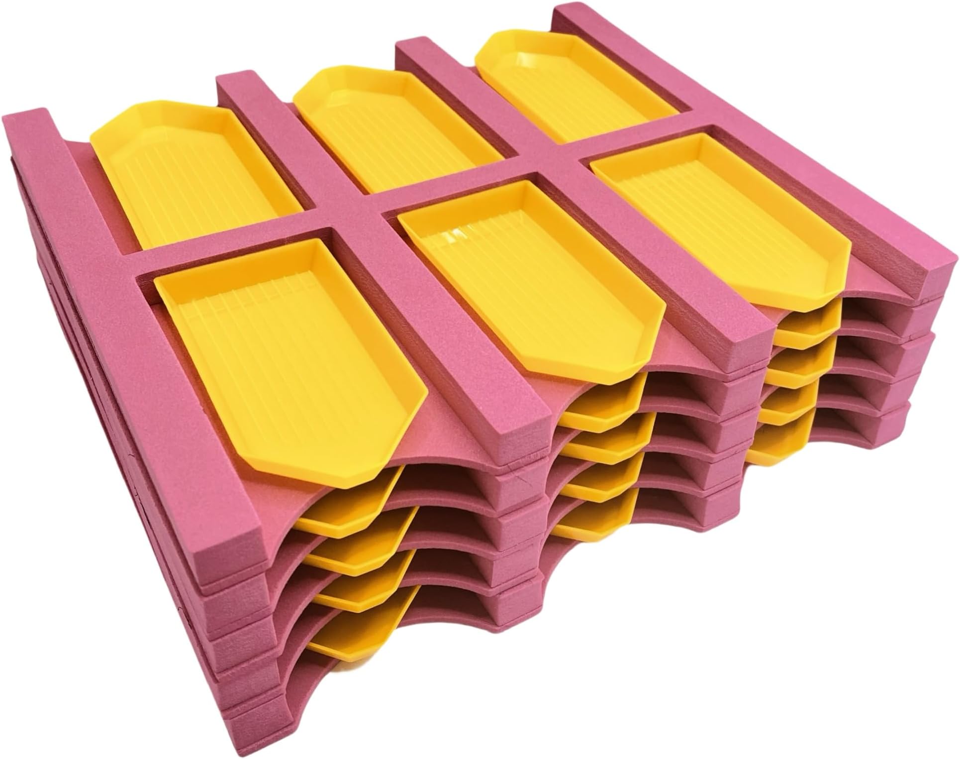 Amazon.com: 16 Slots Diamond Painting Tray Holder – Purple Multi-Boat ...
