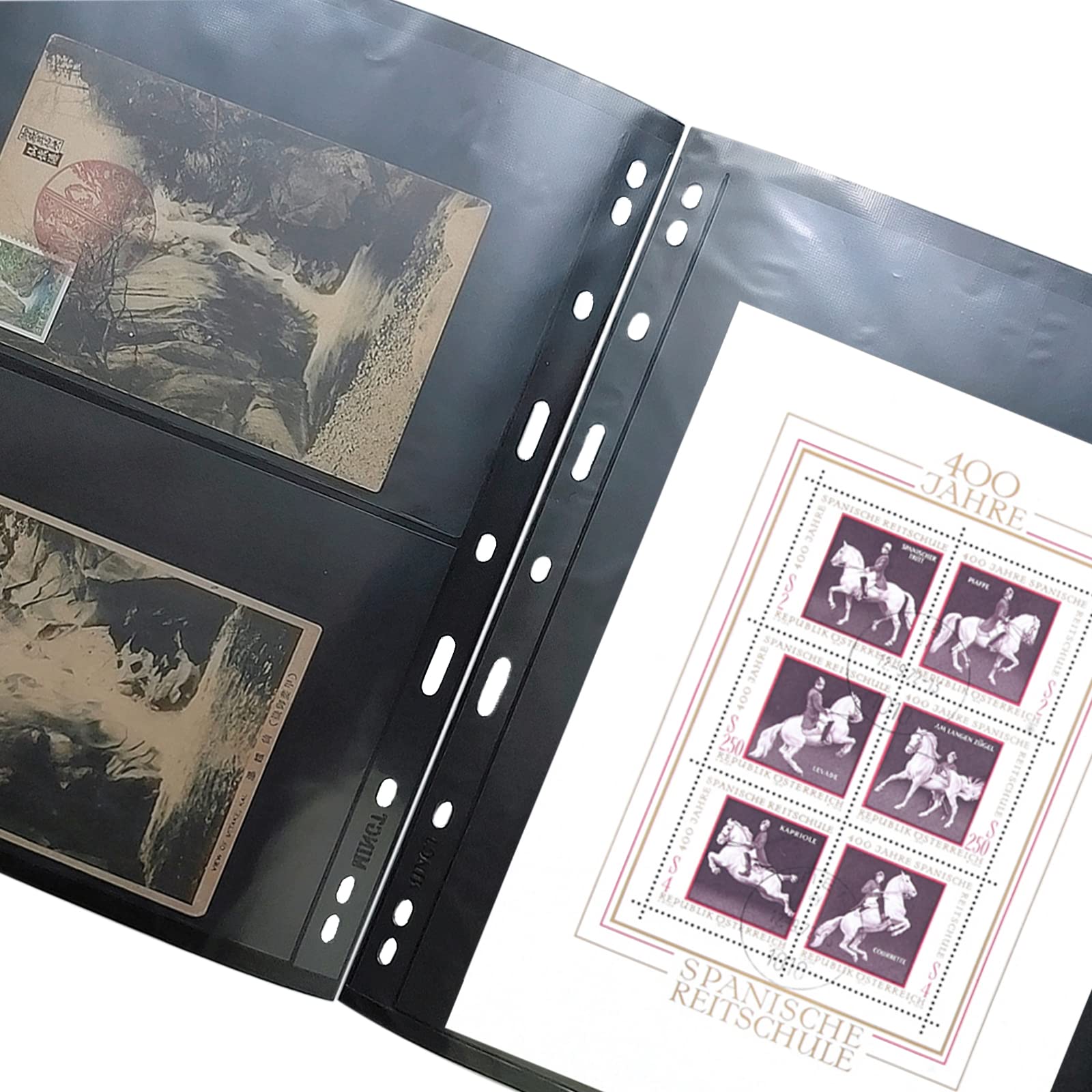 Snapklik.com : MUQING 1 Row Stamp Pages For Stamp Album