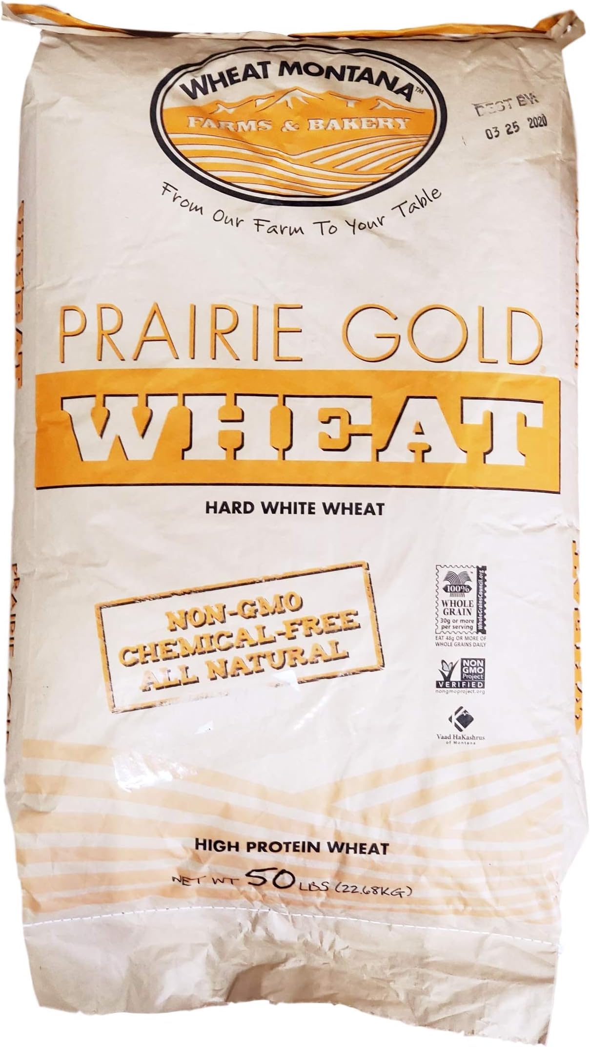 Amazon.com : Montana Milling - Hard Red Spring Wheat Berries | 25 LBS ...