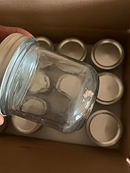 Amazon.com: Wide Mouth Mason Jars 10 OZ, KAMOTA 10 OZ Mason Jars ...