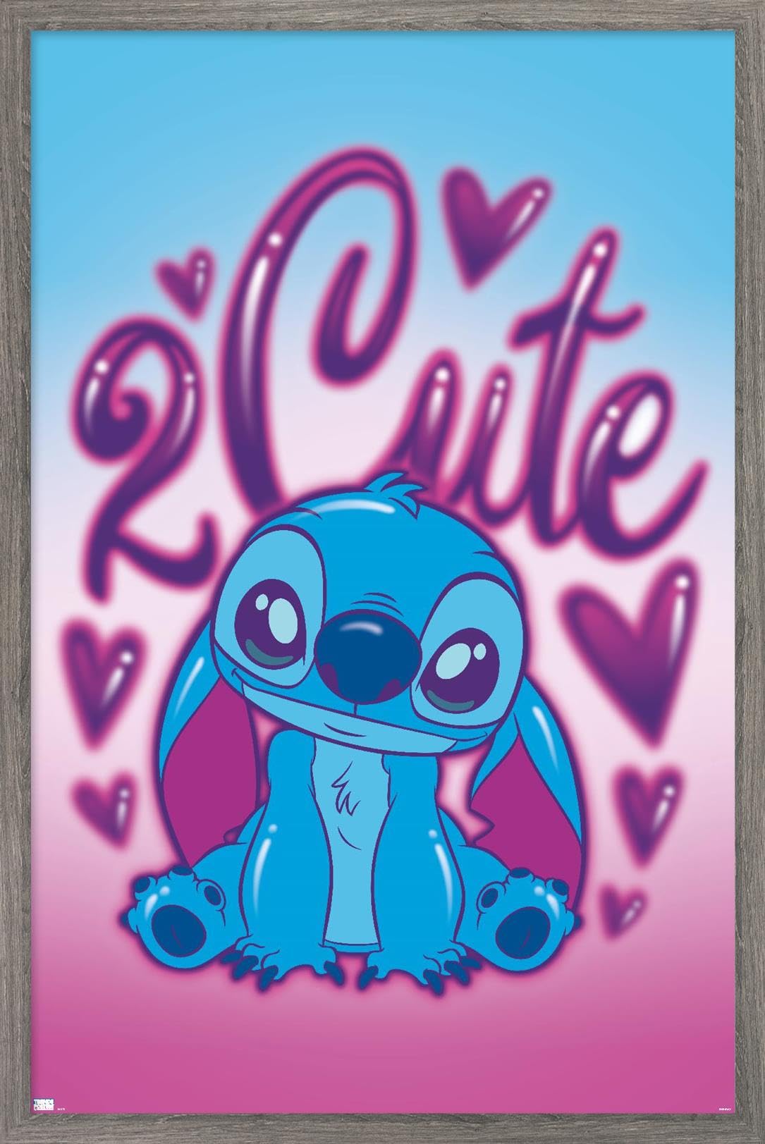 Amazon.com: Trends International Disney Lilo and Stitch - 2 Cute Wall ...