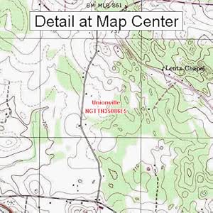 Amazon.com: USGS Topographic Quadrangle Map - Unionville, Tennessee ...