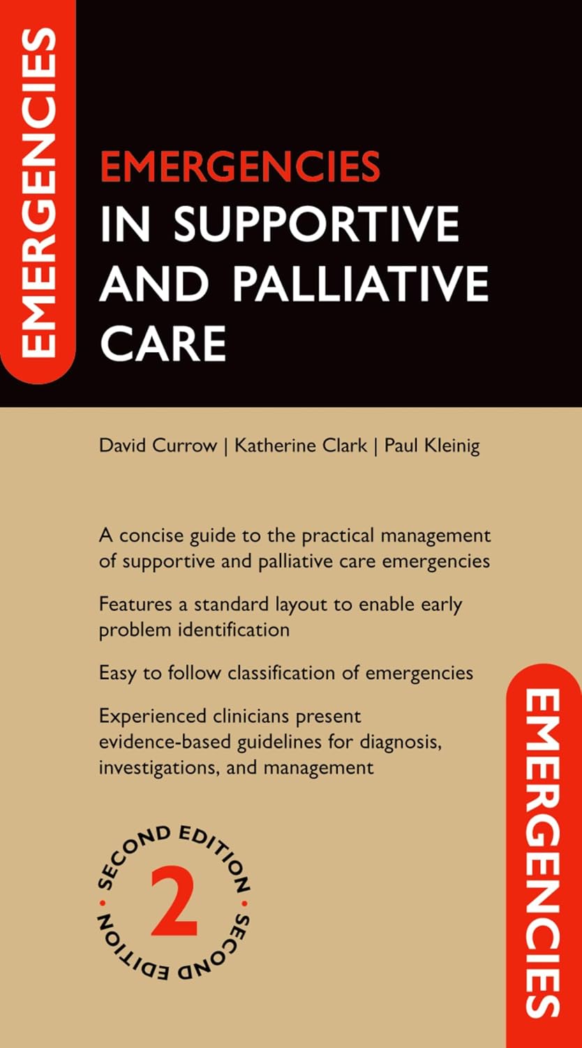 Amazon.com: Emergencies in Supportive and Palliative Care (Emergencies ...