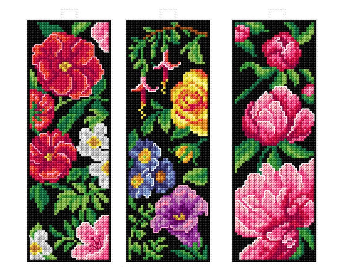 Counted Cross Stitch Bookmark Kit Birds Orchidea Cross Stitch Kit - 3 ...