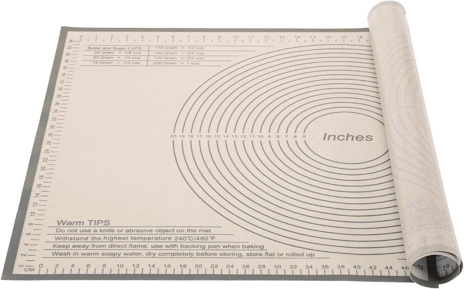 Amazon.com: Silicone Pastry Mat 36x24 Inch Nonstick Baking Mat Perfect ...