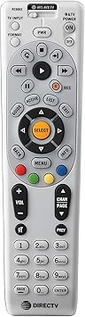 Amazon.com: ReplacementIR Remote Control for DIRECTV RC66RX RC65R 4 ...