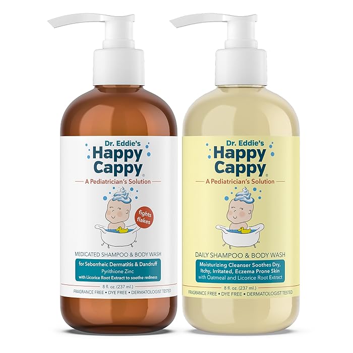 Buy Happy Cappy Shampoo Bundle | Manage Cradle Cap, Seborrheic ...