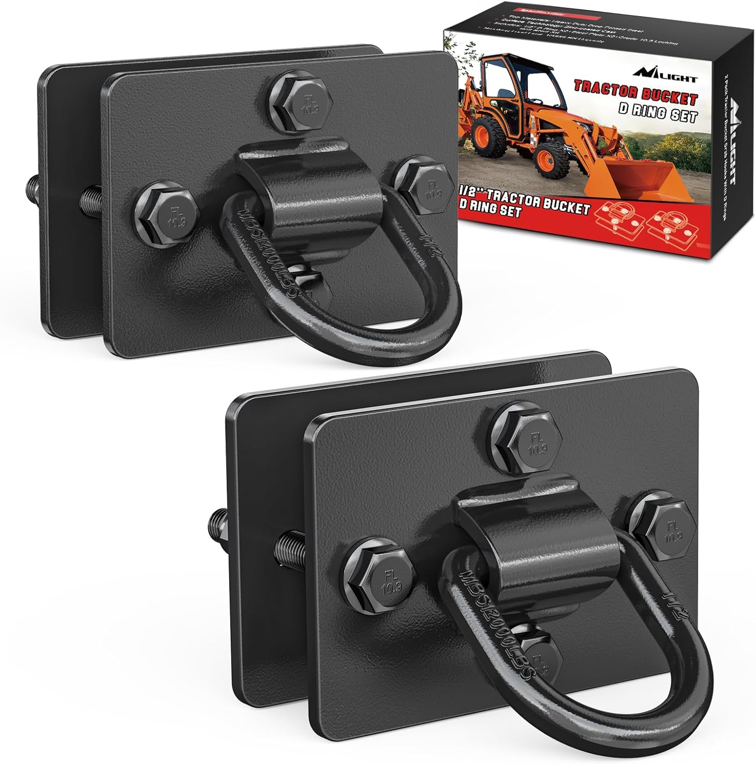 Amazon.com: Nilight 2Pcs 1/2" D Rings for Trailers Heavy Duty Trailer ...