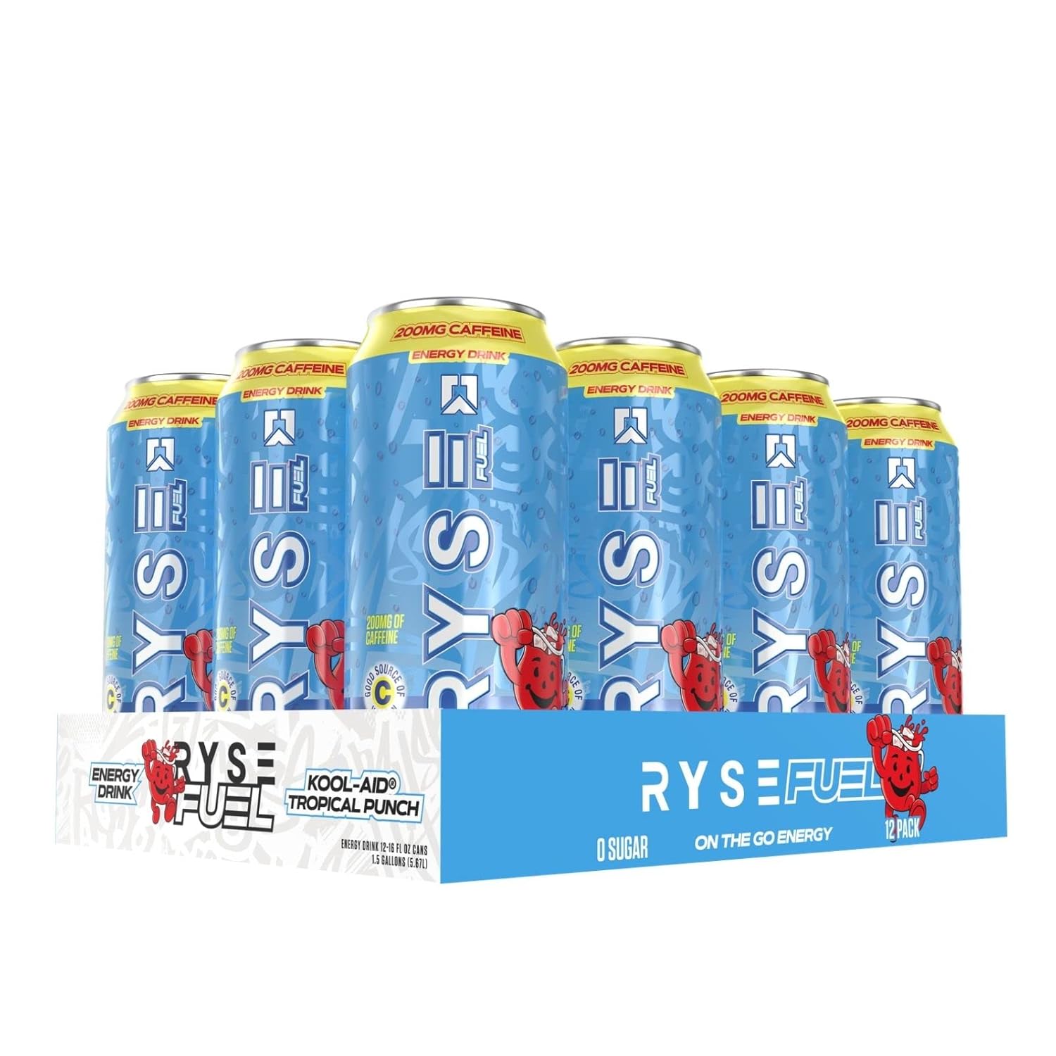 Amazon.com : RYSE Fuel Energy Drink | On The Go Energy | 0 Sugars | 0 ...