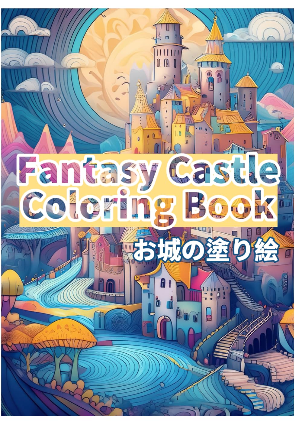 Fantasy Castle Coloring Book: お城の塗り絵 : VividVisions, mint: Amazon.ca: Books