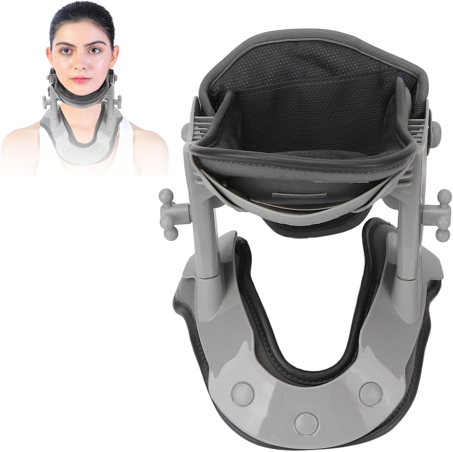 Neck Stretcher, USB Heated Neck Brace, Neck Cervical Traction, Electric ...