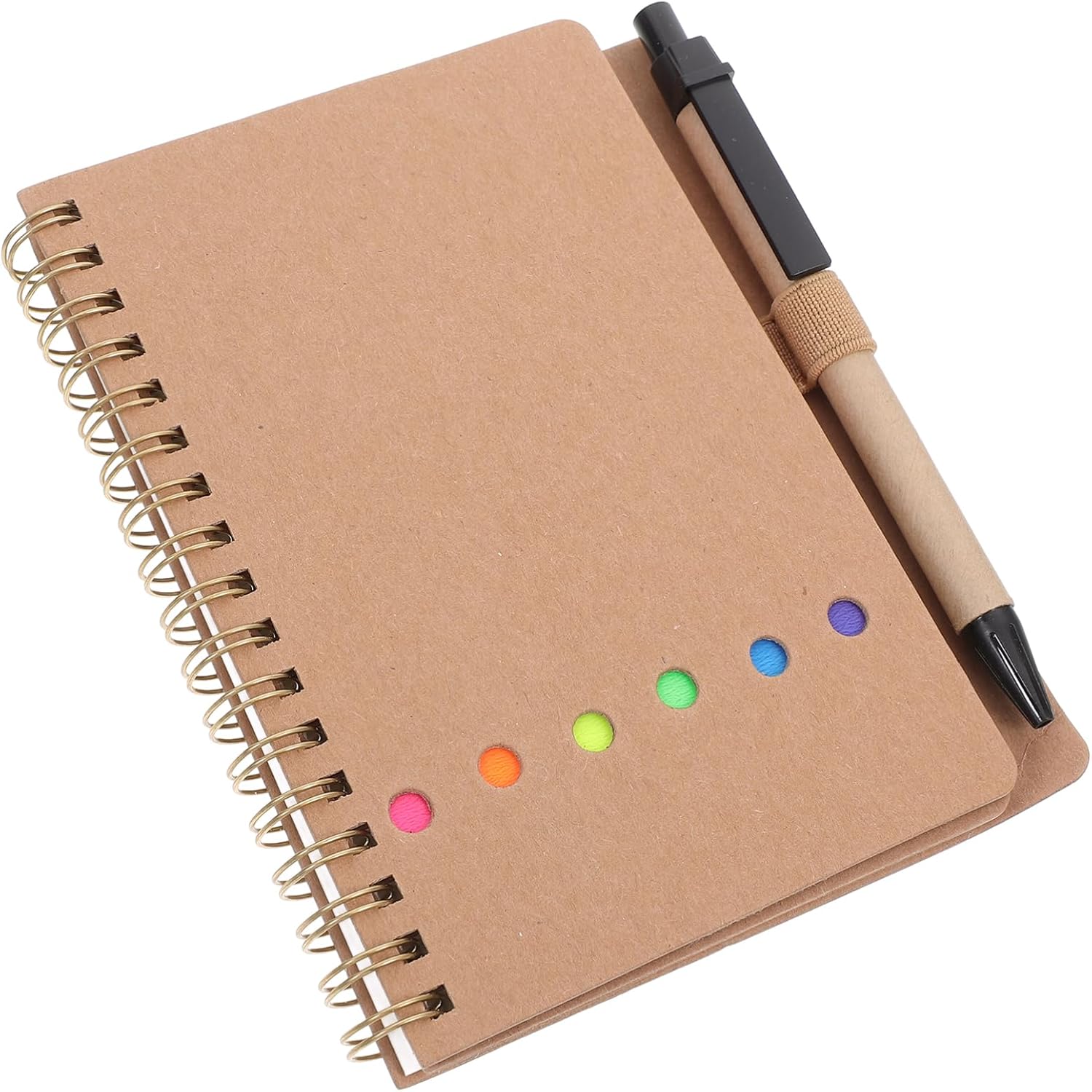 Amazon.com: SEWACC Notebooks with Pockets Pocket Sized Notebook Spiral Note Book Pocket Note Pad ...