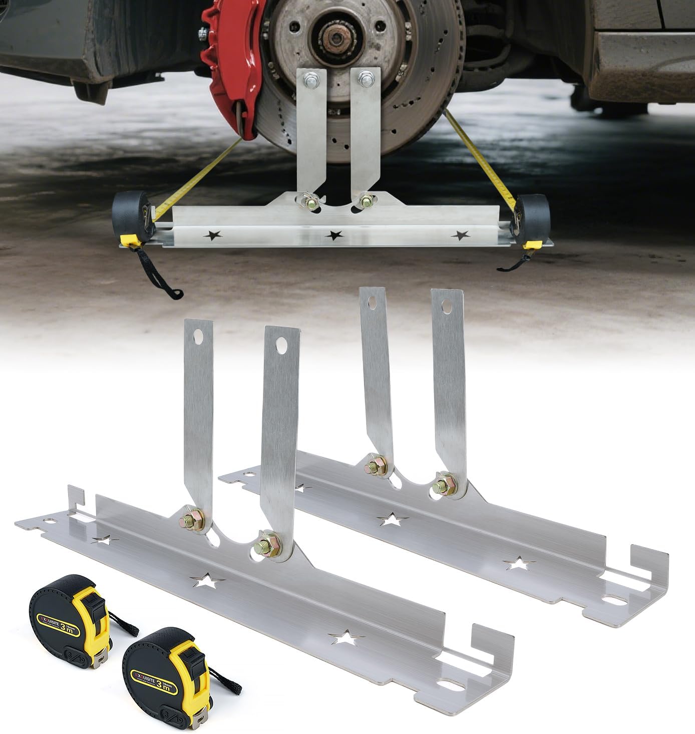 Amazon.com: Rynharta Wheel Alignment Tool with Connection Sheet ...