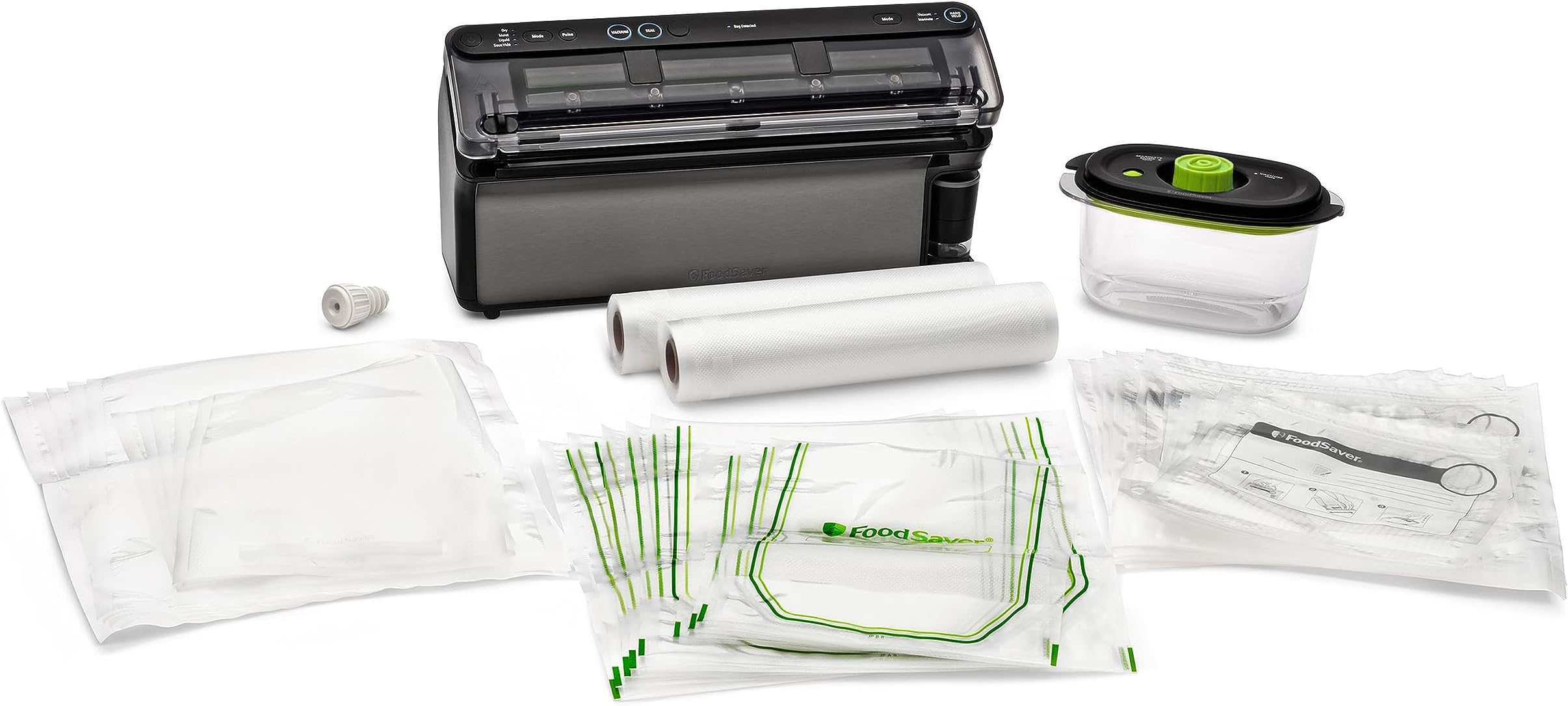 Amazon.com: FoodSaver® Handheld+ 2-in-1 Vacuum Sealing System, Handheld ...