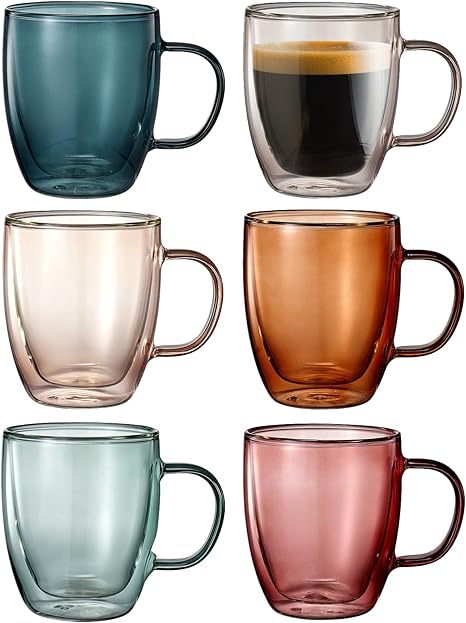 Amazon.com: Khen Colored Vintage Art Deco Double Wall Insulated Colored ...