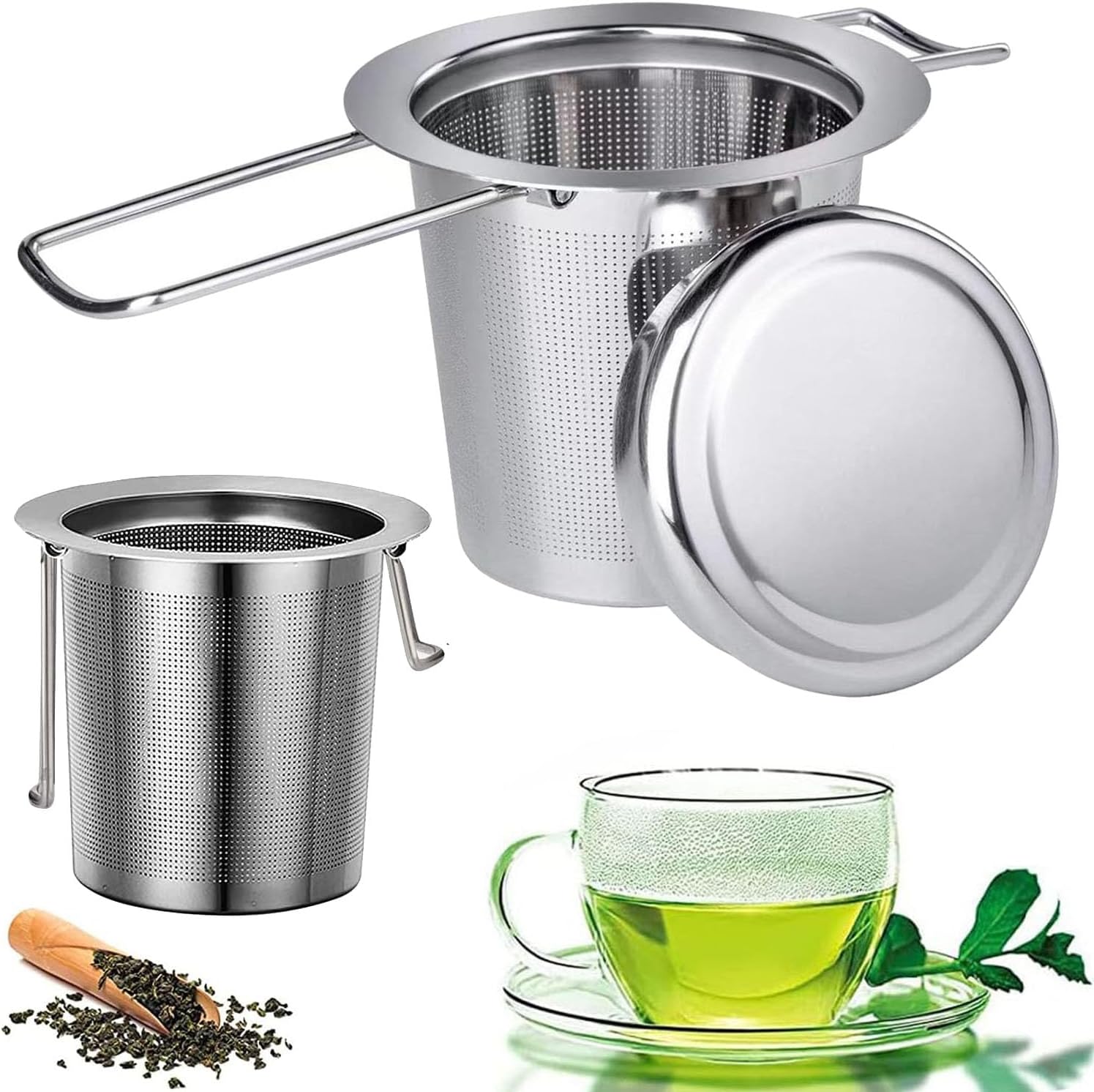 Mtxorvix Tea Filter Strainer Extra Fine Mesh Tea Strainer Stainless ...