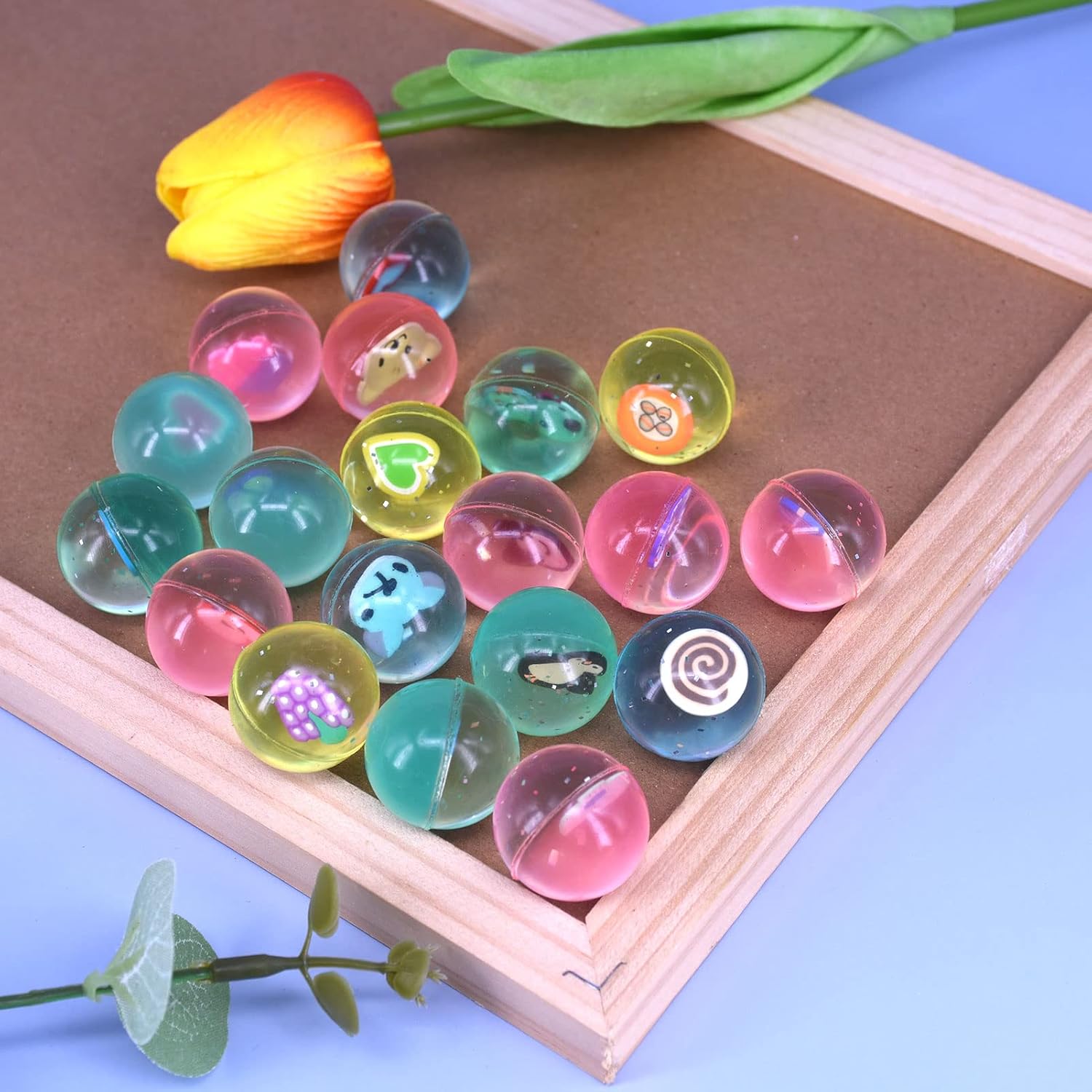 20 Pcs Jet Bouncy Balls, 25mm Bouncy Balls High Bounce Jet Balls Small ...