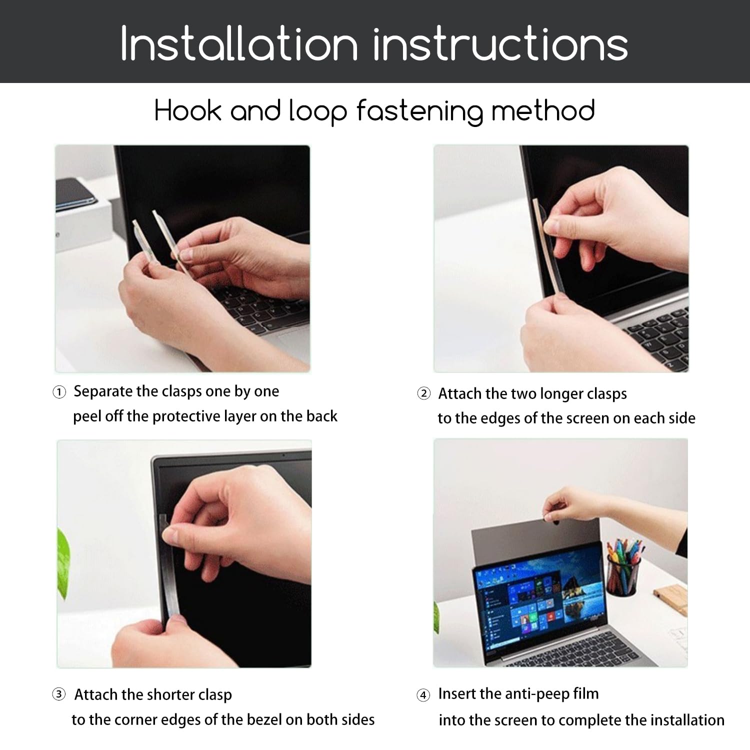 Snapklik.com : Privacy Screen Protector For HP Envy X360 15.6"/ HP ...
