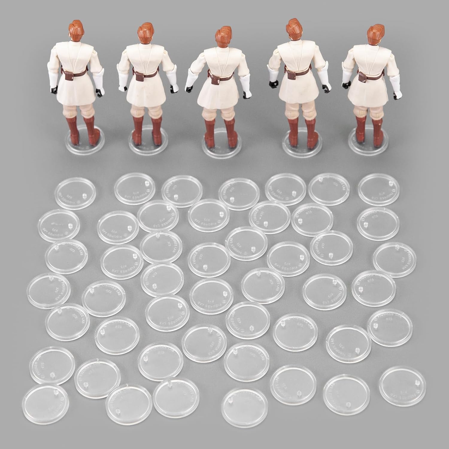 Amazon.com: SIXPOINTS 36 Pieces Clear Round Figure Display Stand Base ...