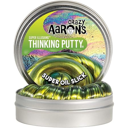 Amazon.com: Crazy Aaron's Thinking Putty 4" Tin - Cosmic Star Dust ...