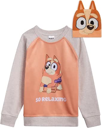 Amazon.com: Bluey Sudadera y sombrero de forro polar de bingo para ...