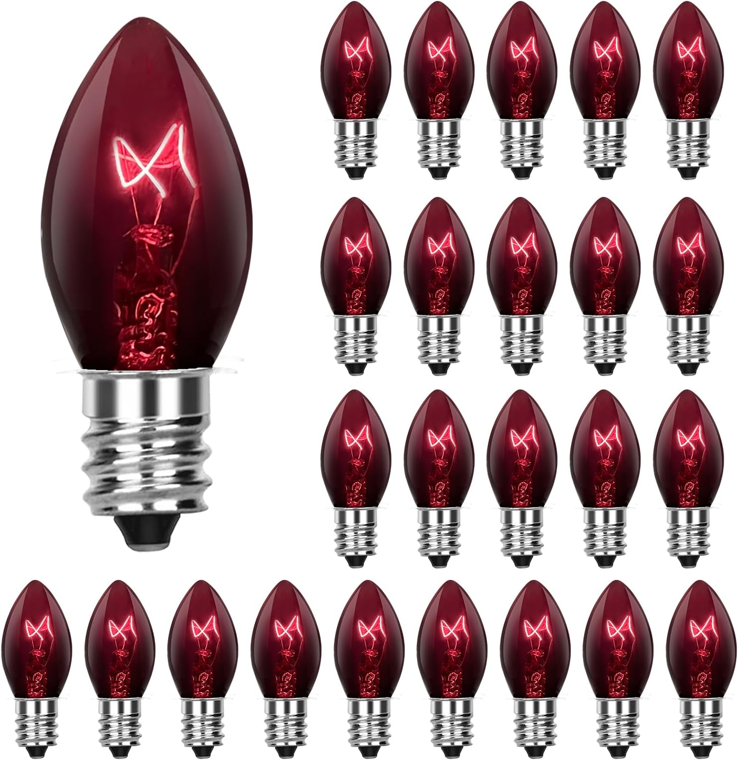 UI PRO TOOLS Black Color Night Light Bulb 6PC - Amazon.com