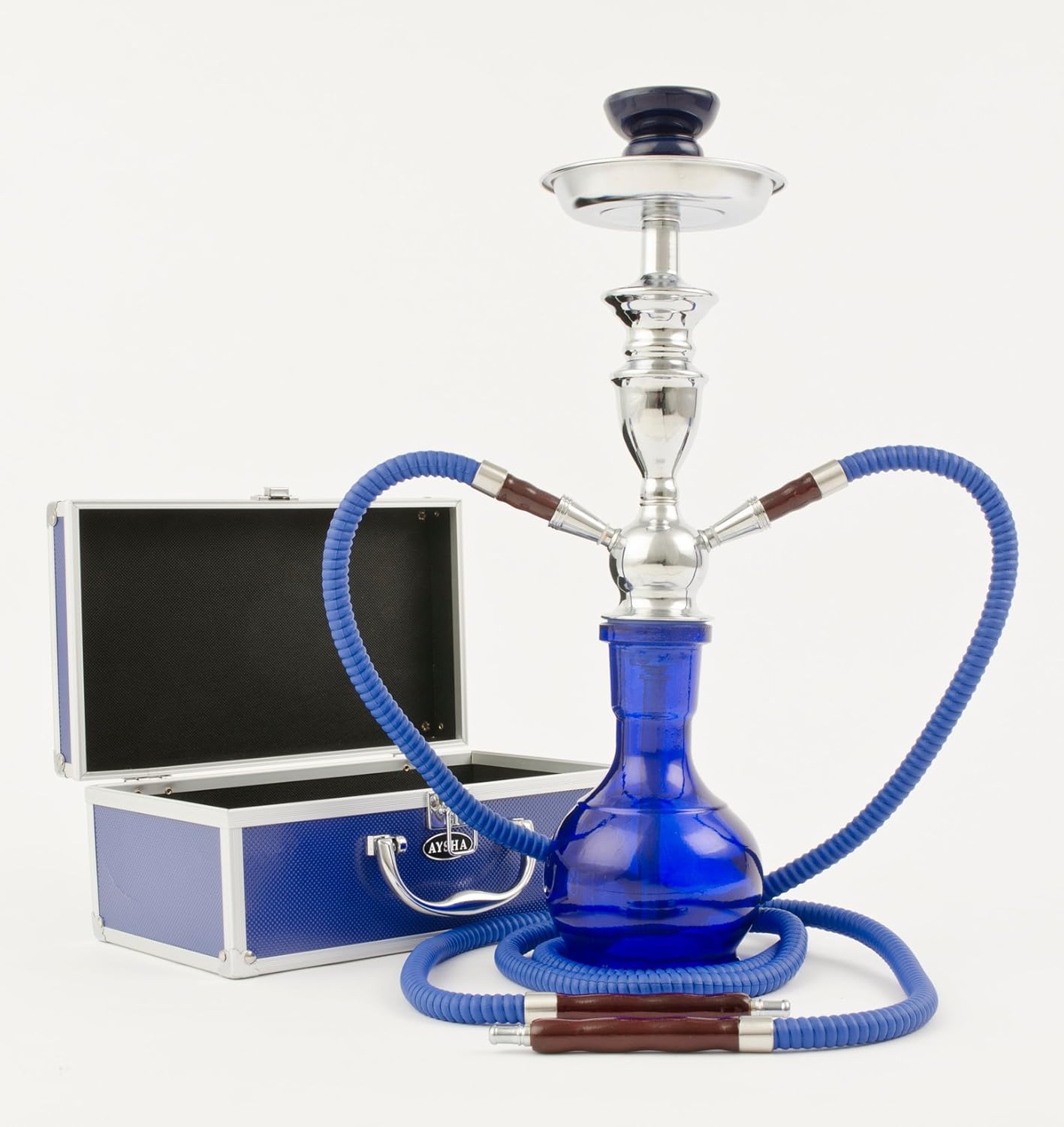 Amazon.com: AYSHA Trophy Premium Handblown Large Glass Hookah Shisha ...