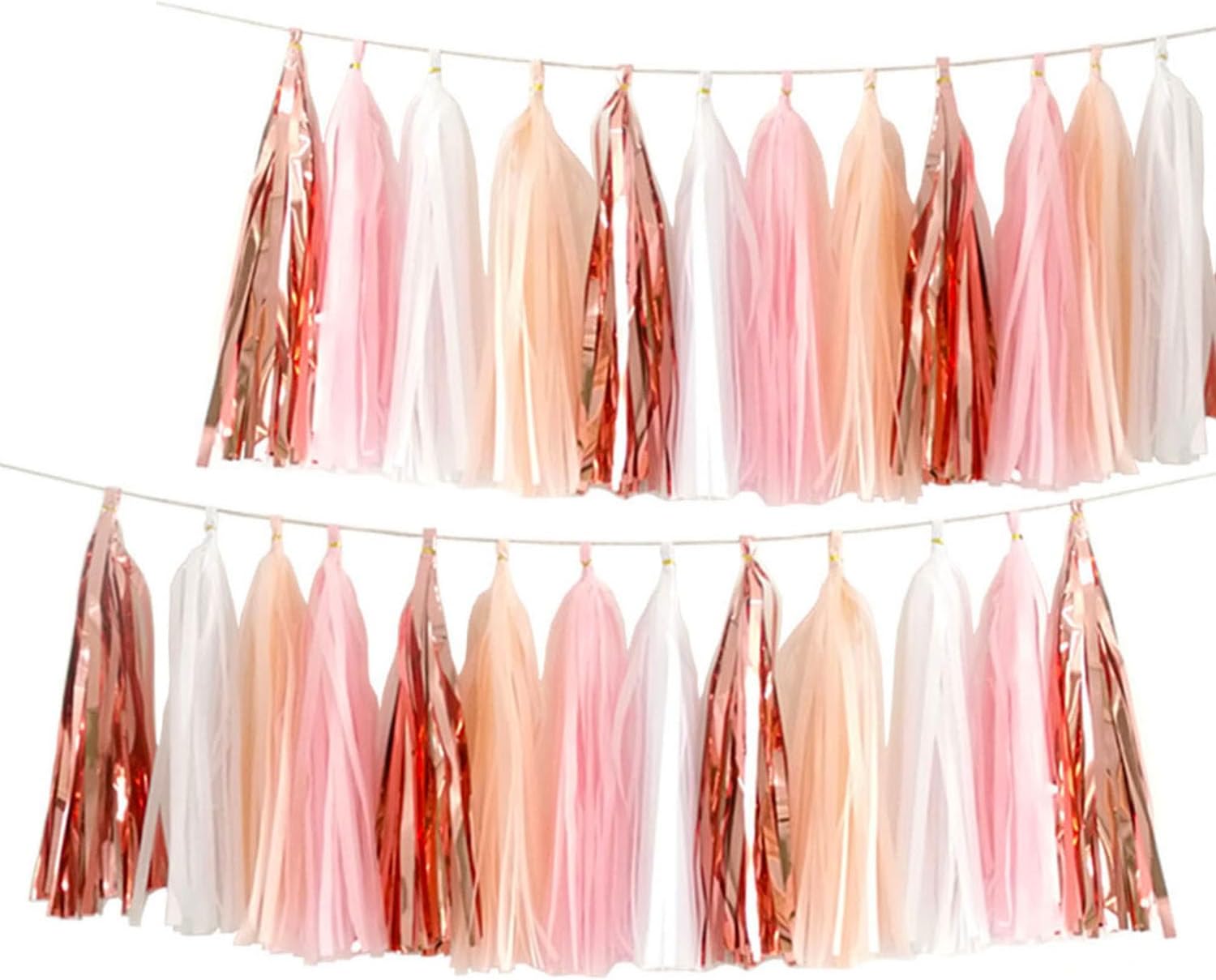 Amazon.com: Tissue Tassel Garland and Paper Tassel Banner for Baby Girl ...