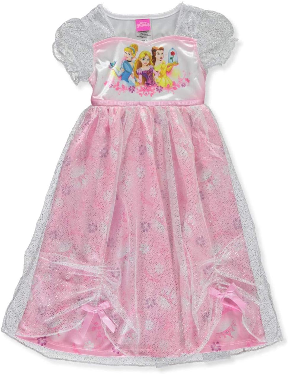 Amazon.com: Disney Girls' Princess Fantasy Nightgown: Clothing, Shoes ...