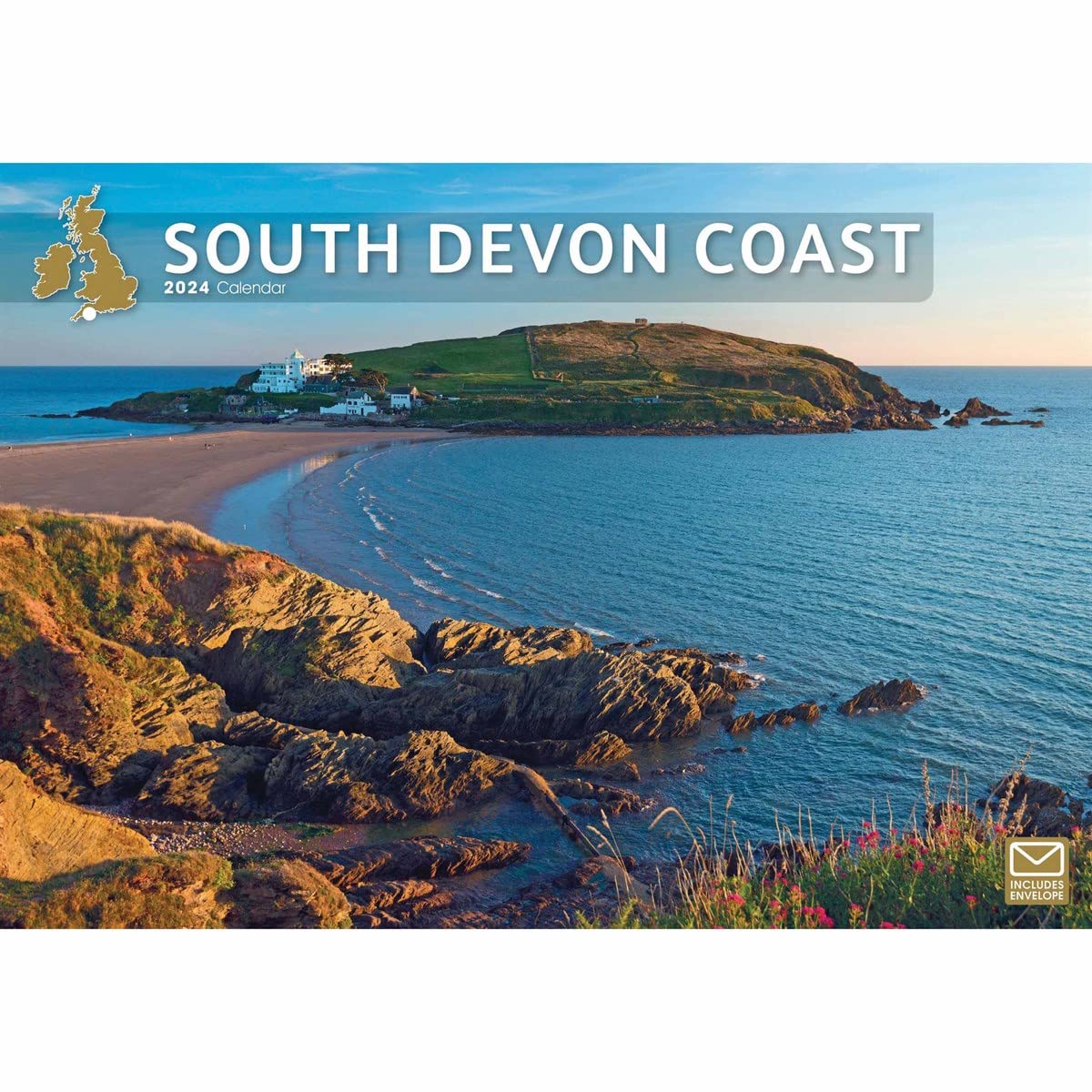 SOUTH DEVON COAST A4 CALENDAR 2024 : Amazon.in: Office Products