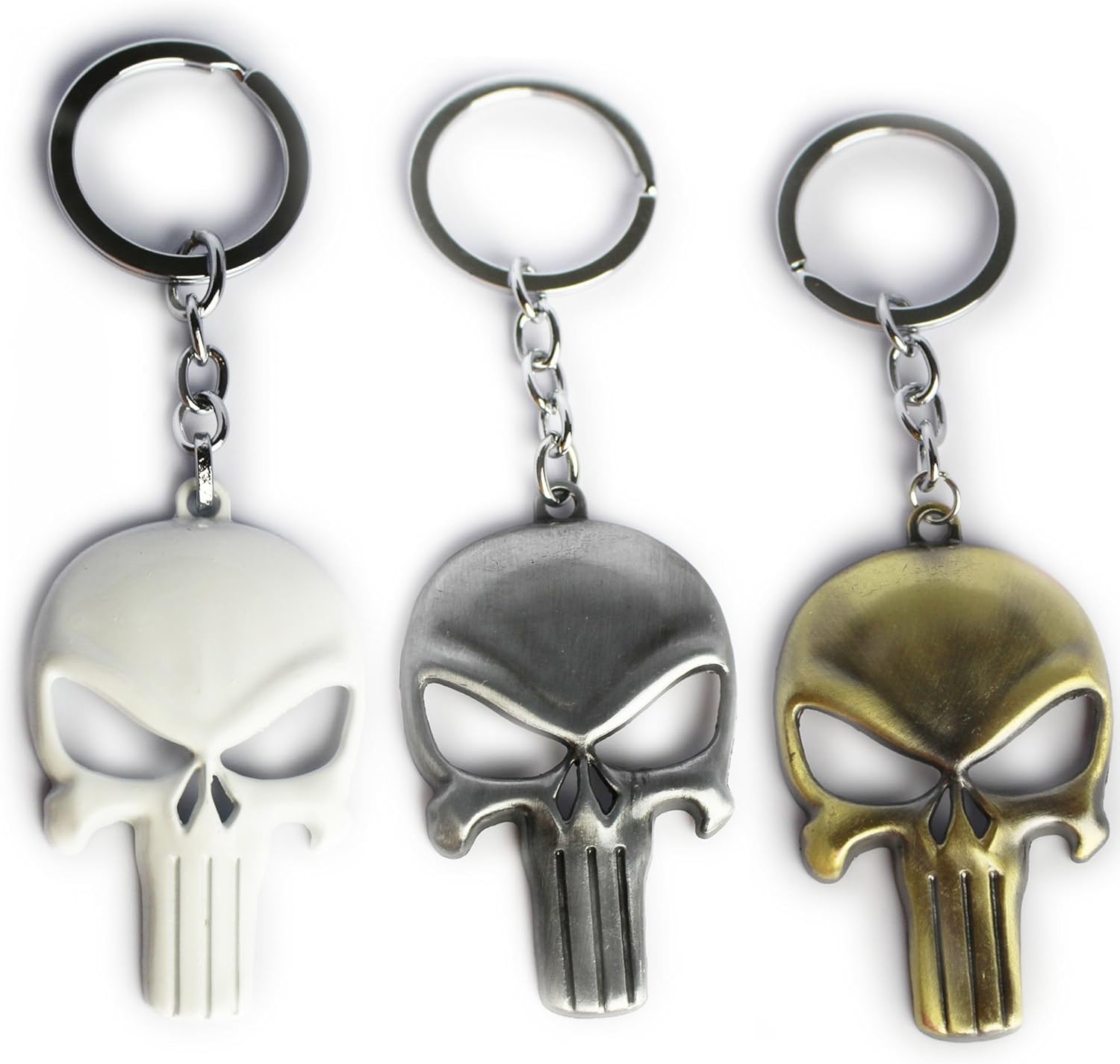 Amazon.com: Marvel The Dark Punisher | The Comics The Punisher Keychain ...