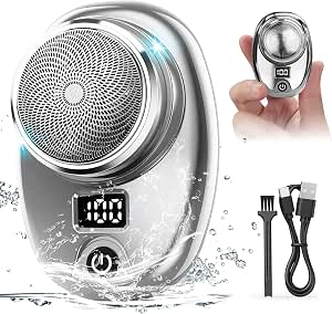 Mini rasoir, rasoir électrique portable rechargeable par USB pour homme ...